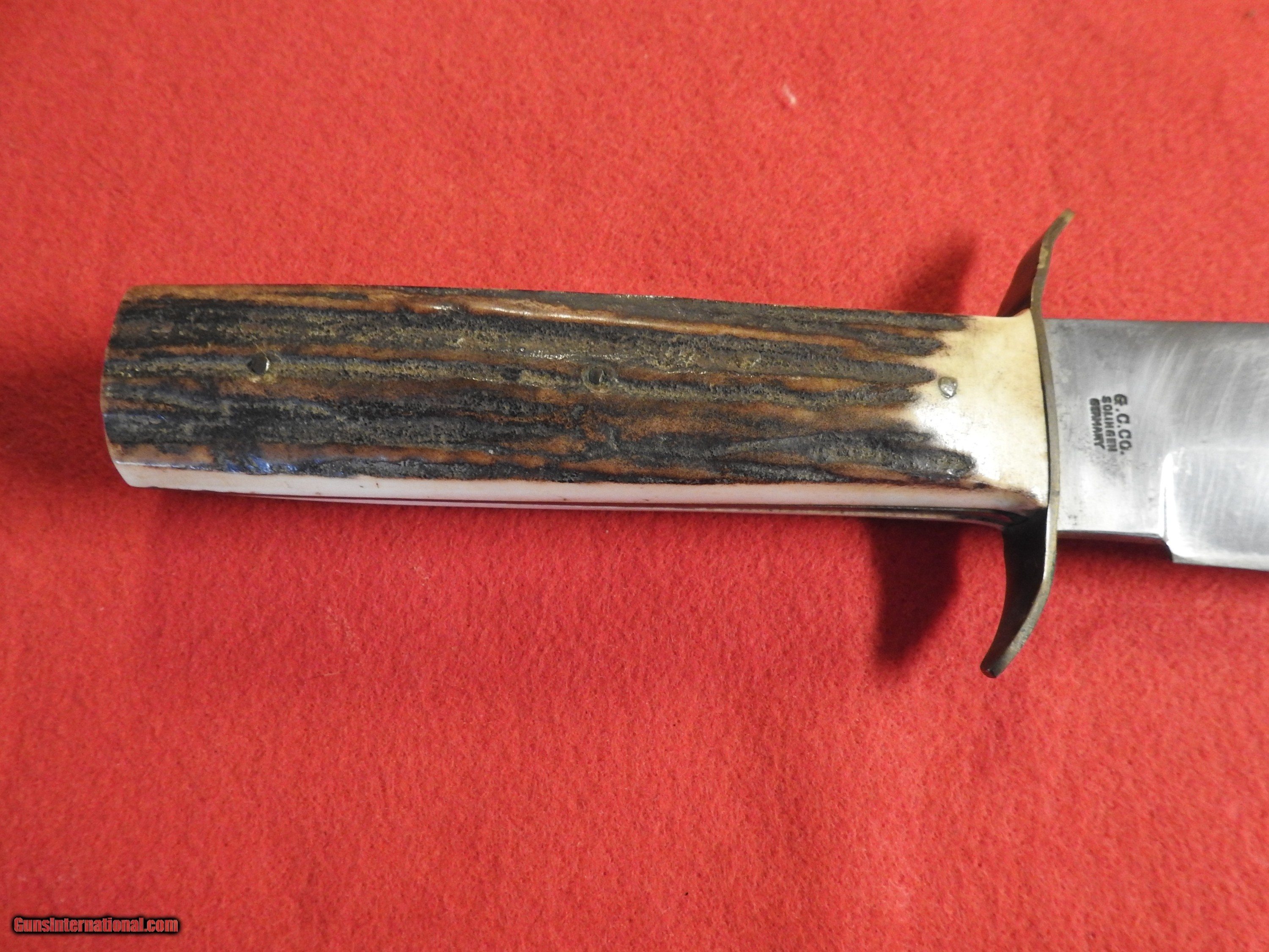 Vintage G. C. Co. Edge Brand large Bowie for sale
