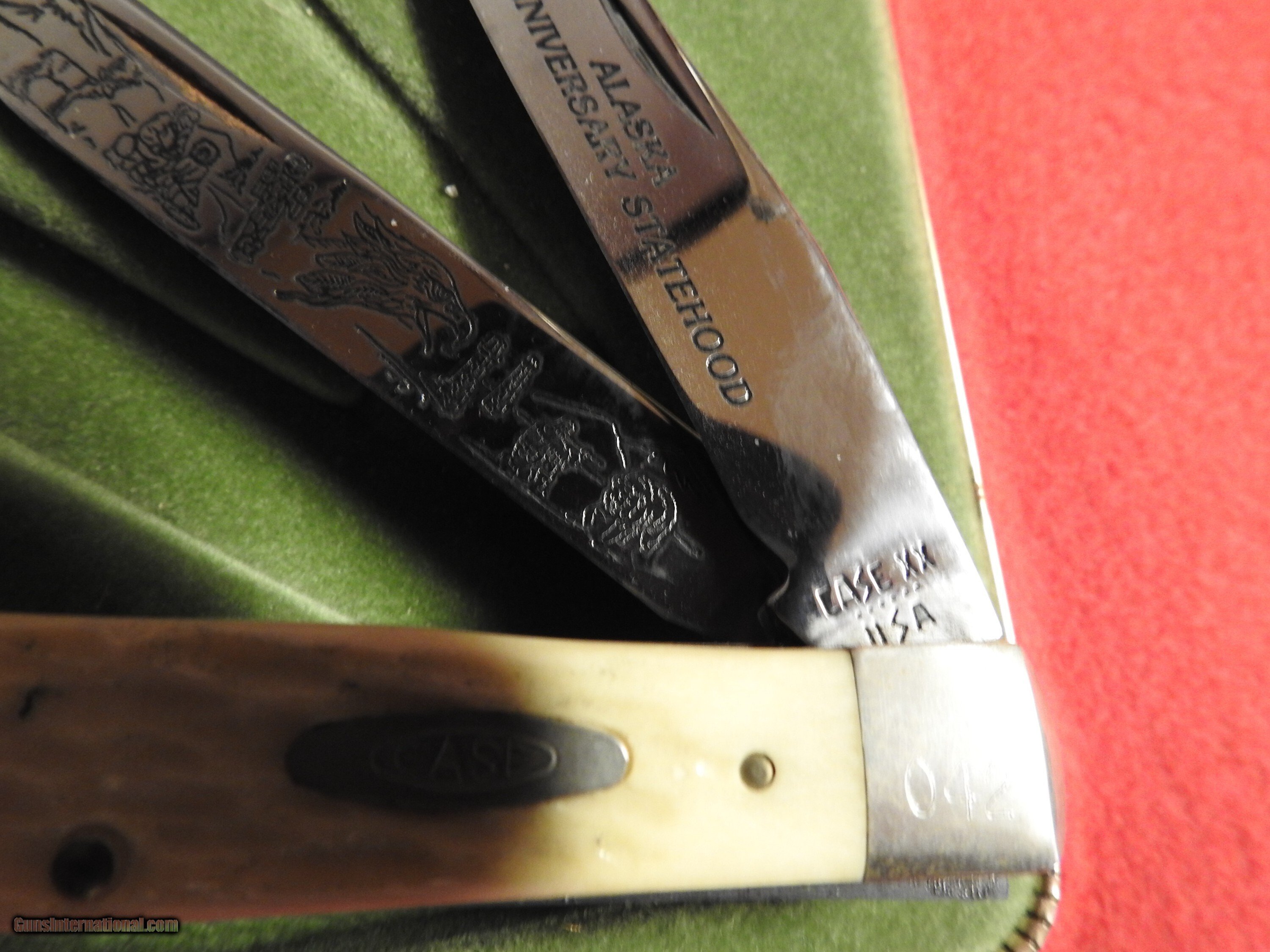 Vintage Case Alaska Statehood Trapper