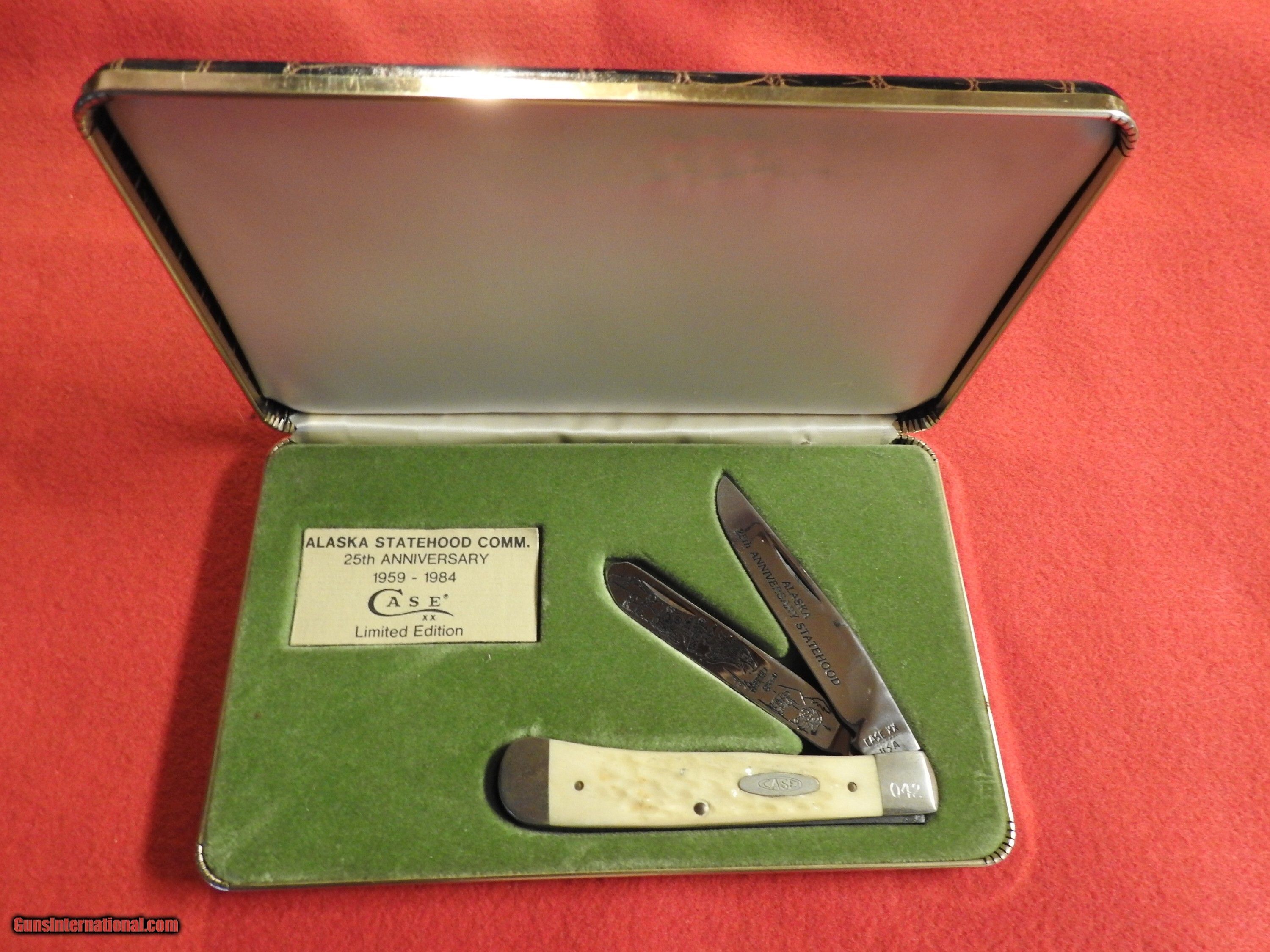 Vintage Case Alaska Statehood Trapper
