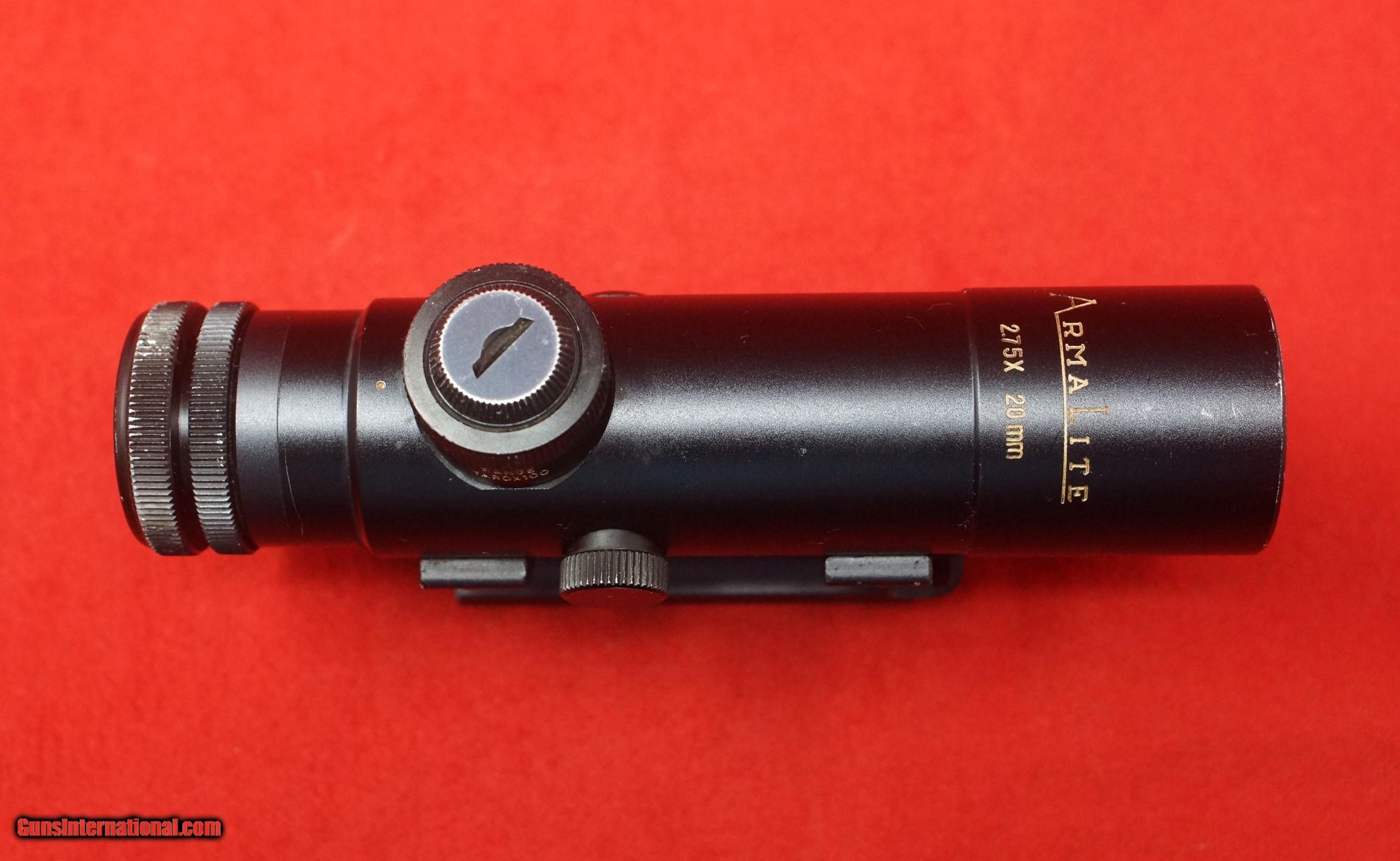 Armalite 180 Rifle Scope, Original with Correct Mount, 2.75 X 20 ...
