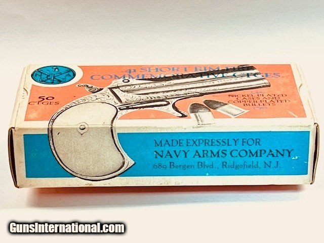 Navy Arms .41 Short Rim-Fire Commemorative Ctges. Nickel & Copper ...