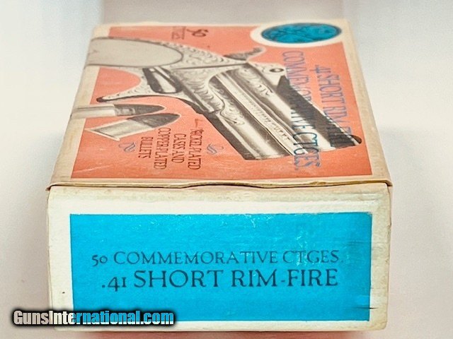 Navy Arms .41 Short Rim-Fire Commemorative Ctges. Nickel & Copper ...