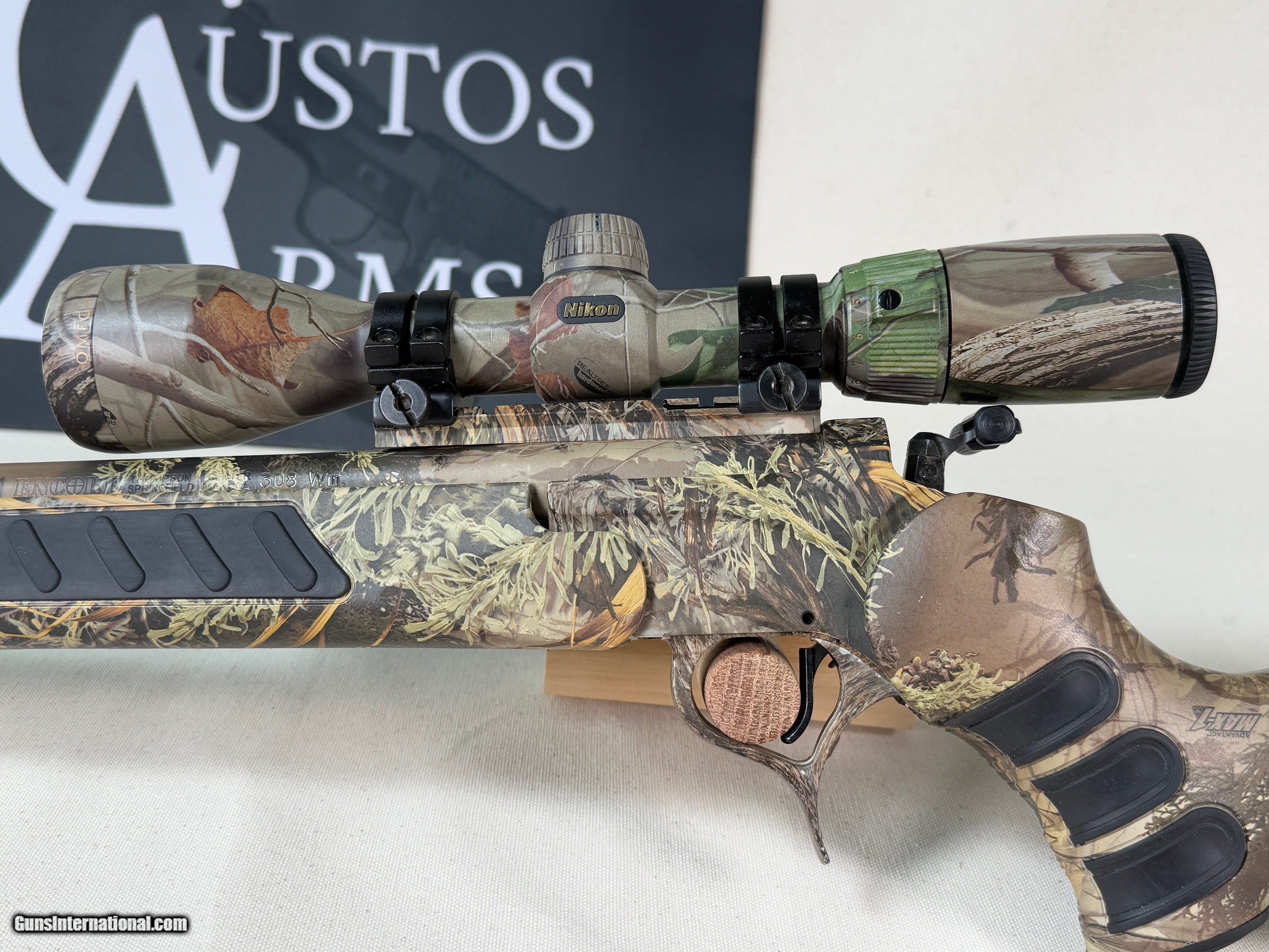 Thompson Center Encore Pro Hunter .308 Win – Custom Camo Barrel, Nikon ...
