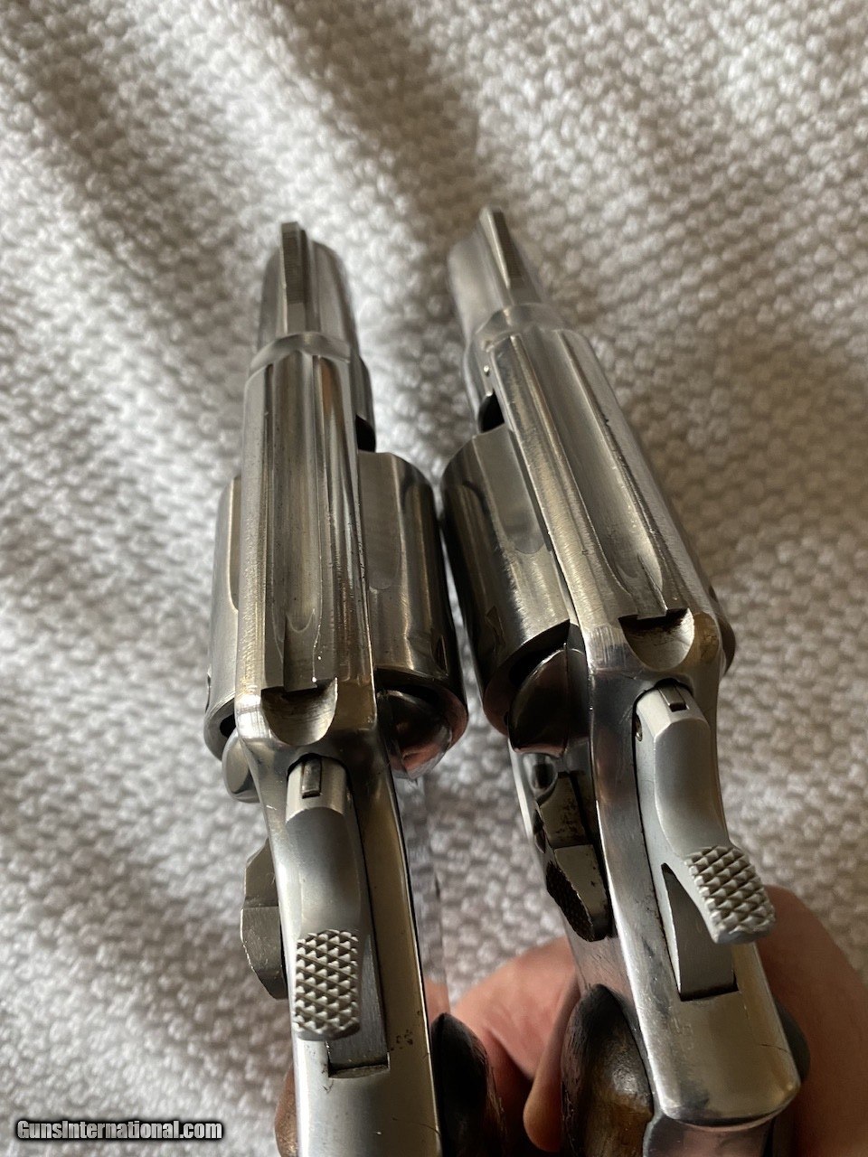 S&W 64-2 snubbies, lot 2 revolvers