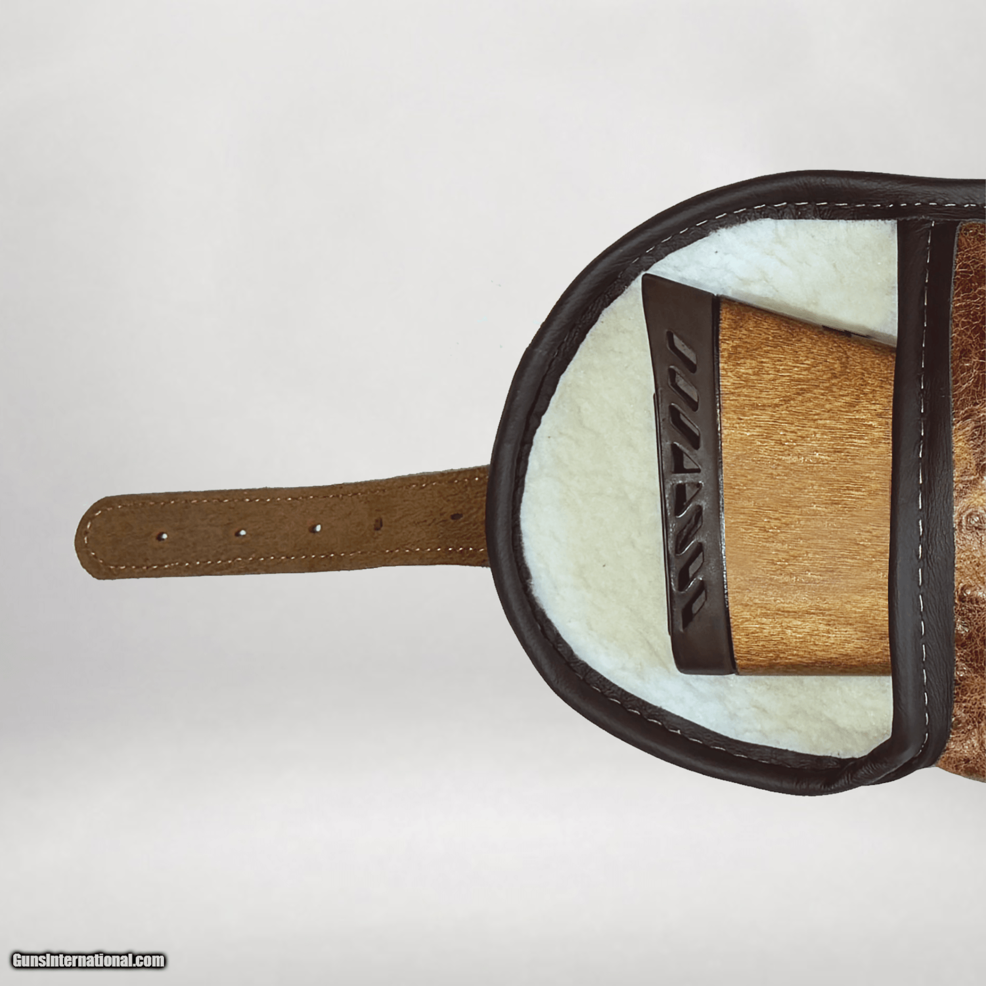 Alligator Cowhide Embossed Leather Gun Slip 49” | Handmade Shotgun Slip ...