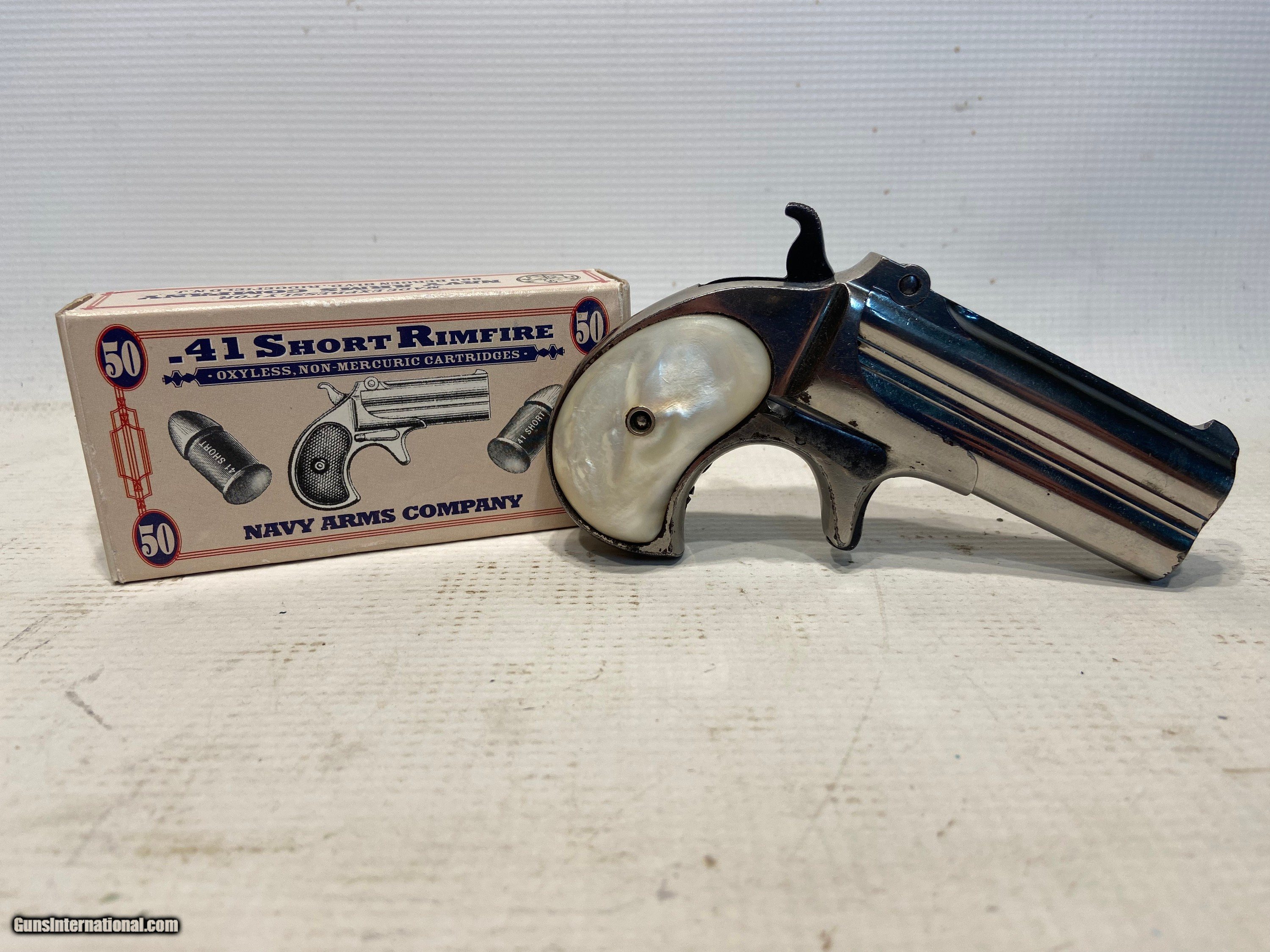 Remington Elliot's O/U Derringer Type II .41 Short Rimfire w/ Ammo ...