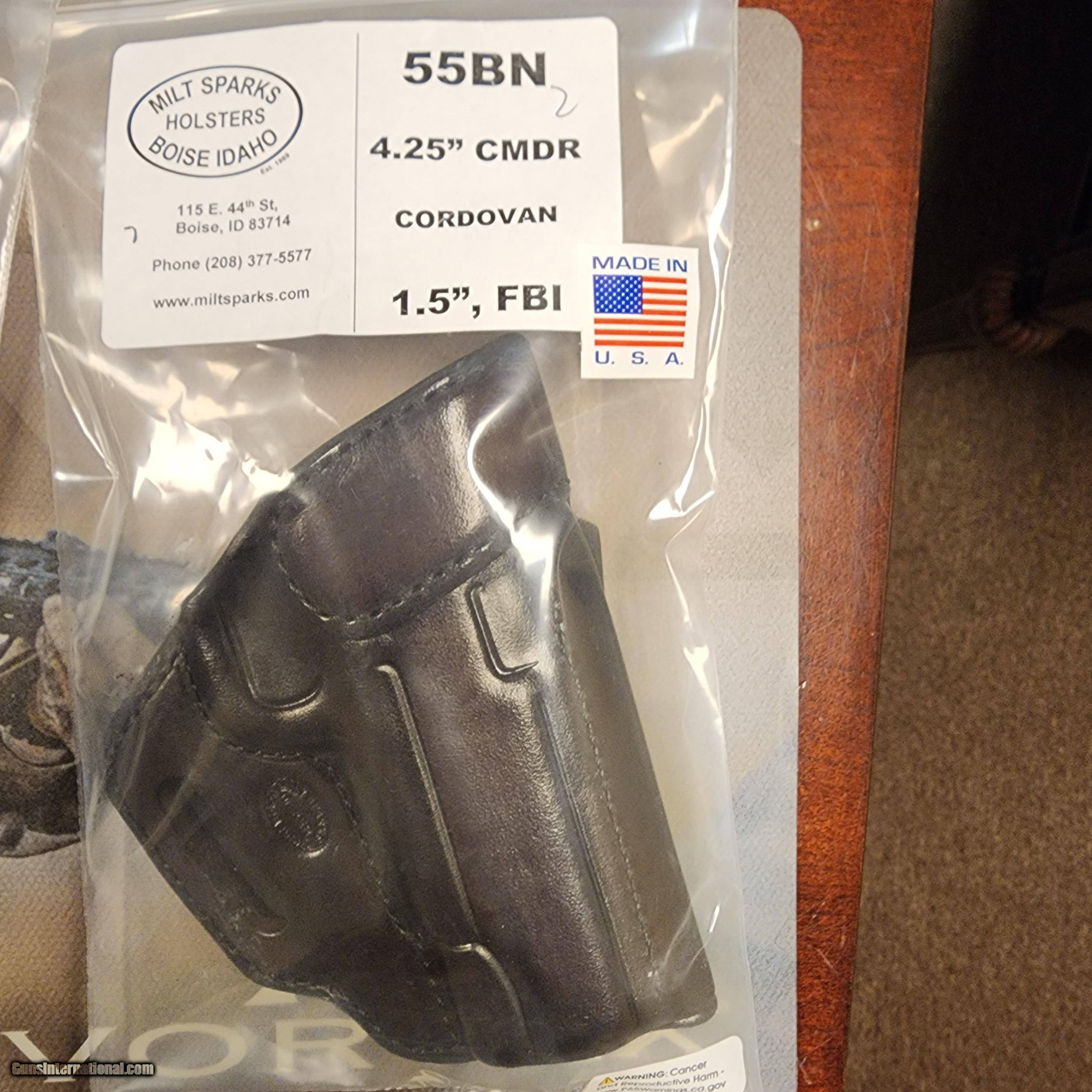 Milt Sparks 55BN 4.25" Commander 1911 Cordovan RH