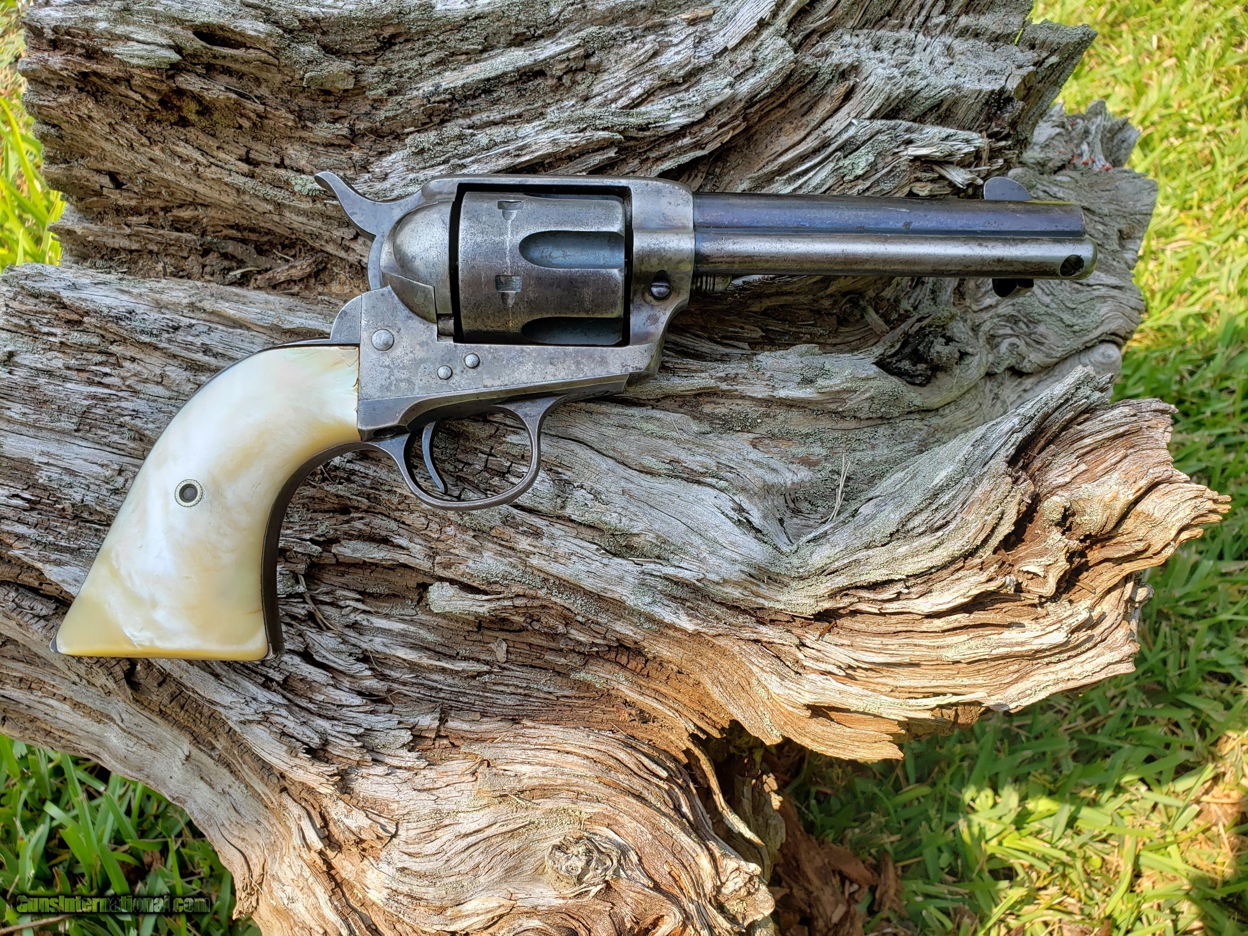 COLT SAA, BLUE, MANUFACTURED 1902, 4 3/4" BARREL,45 CALIBER