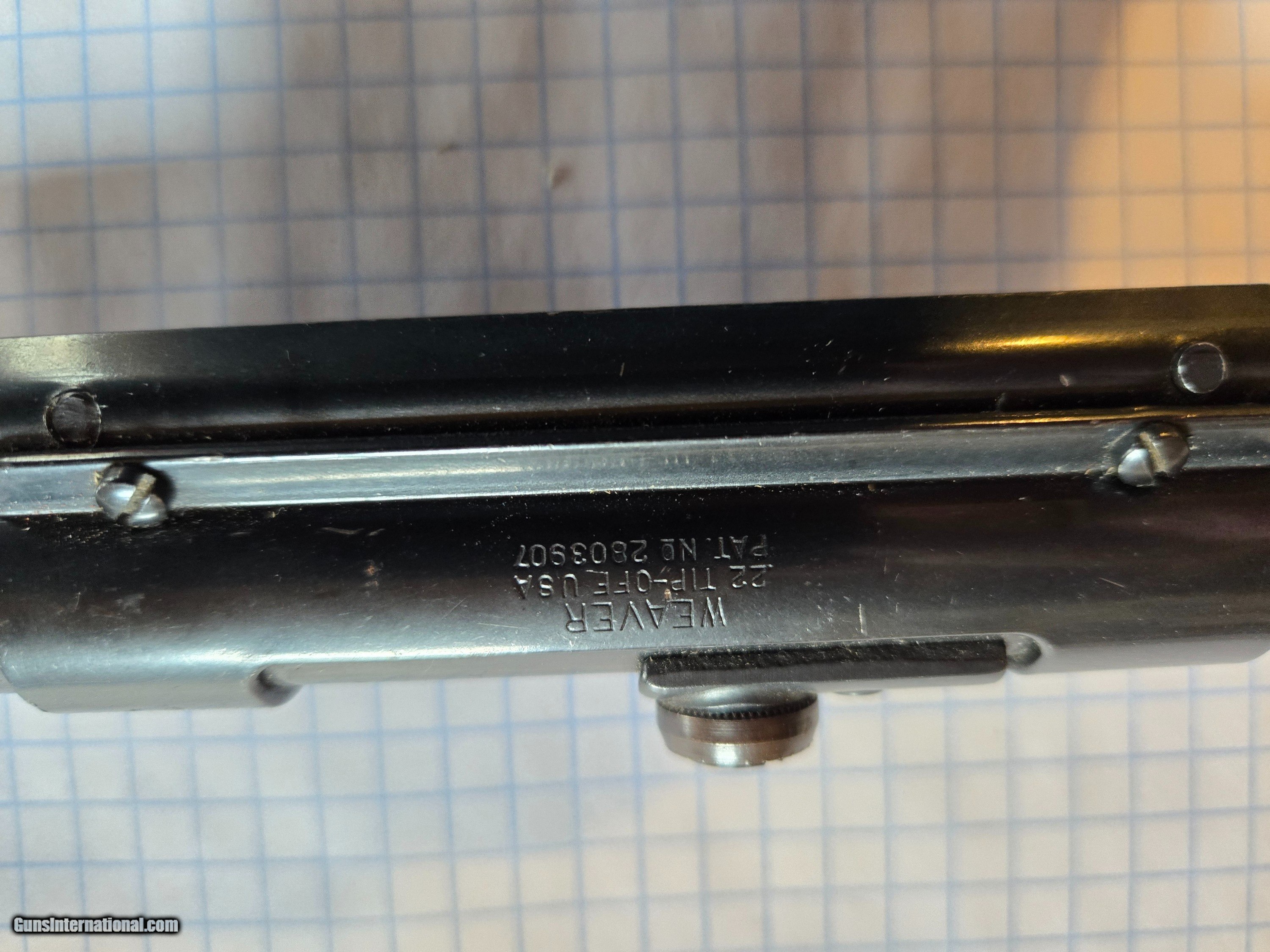 Vintage Weaver B6 With Tip-off Mount for sale