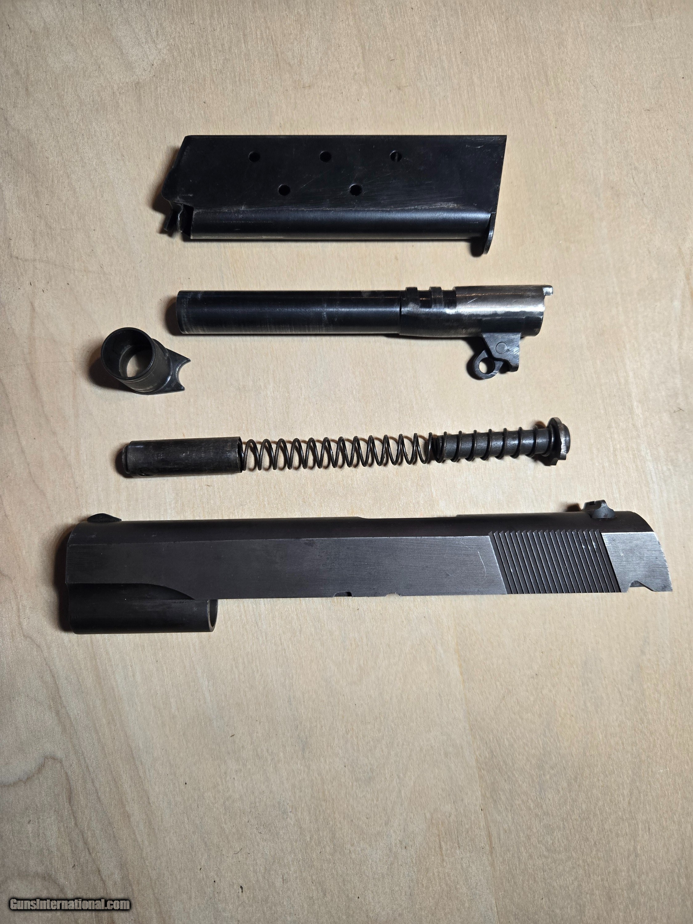 Vintage 1911 Slide , Barrel, Magazine for sale