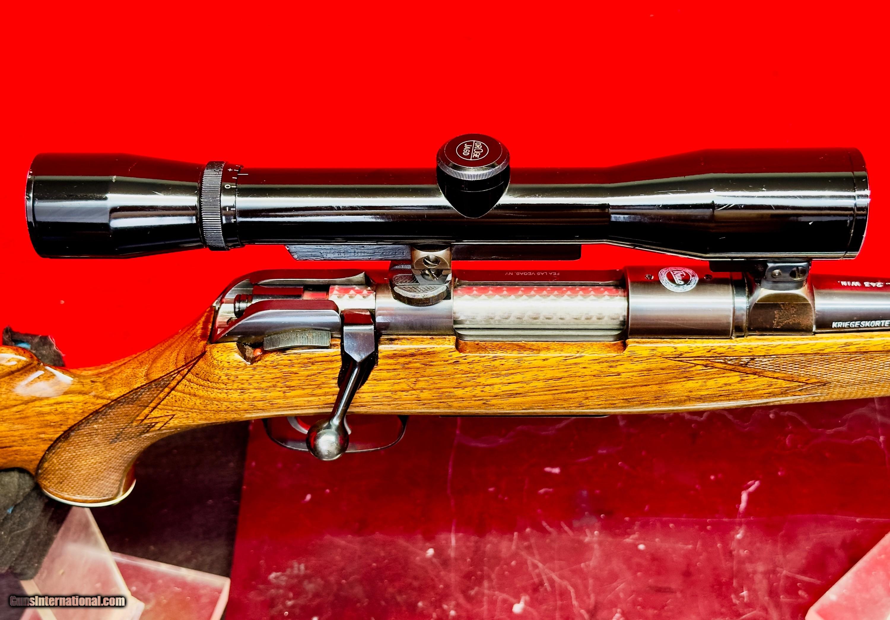 AWESOME! Premium German 1968 KRICO Model - 600 Hunting .243win W ...