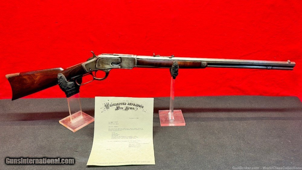 UNRESTORED! 1888 Winchester SPECIAL ORDER M-1873 rifle W/ Factory ...