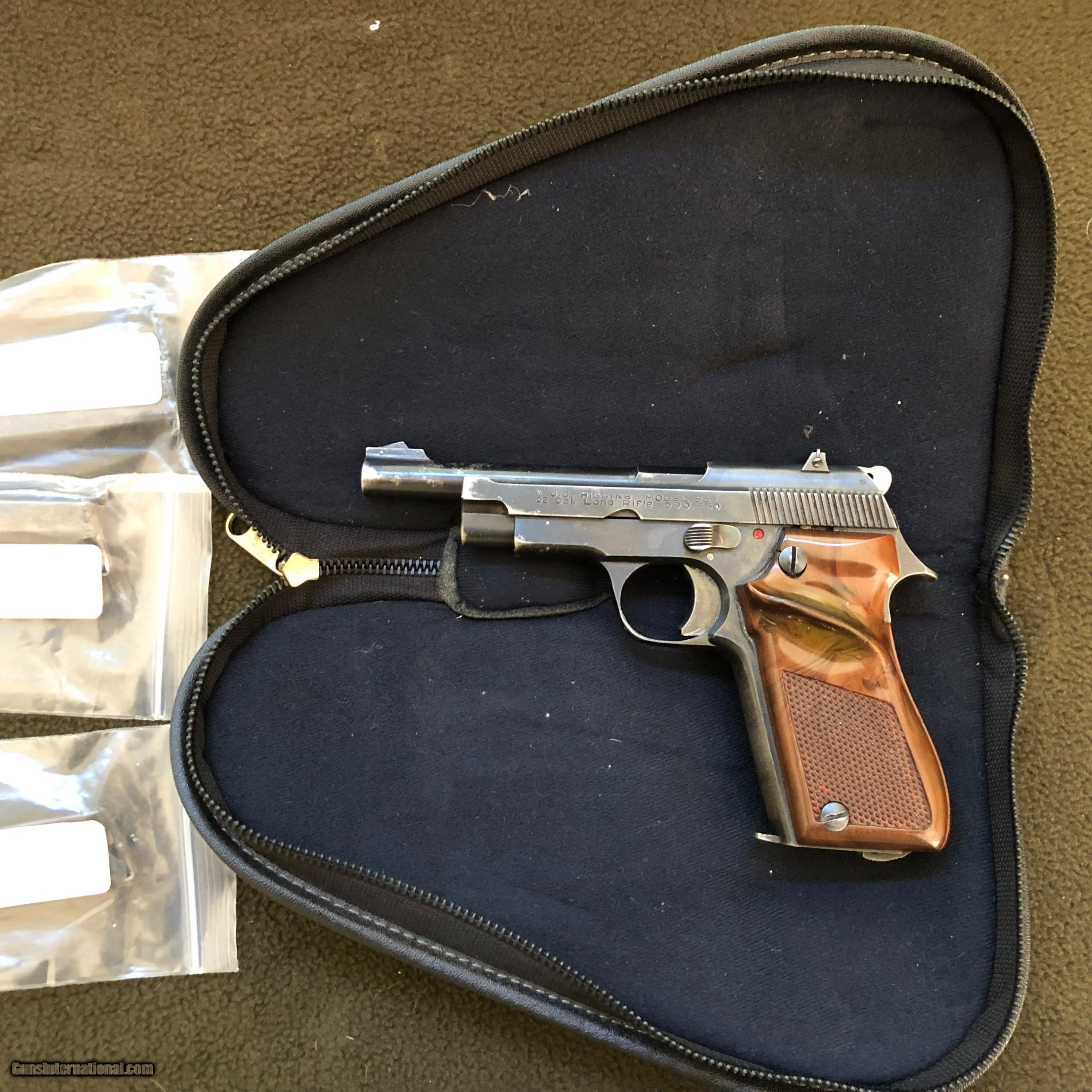 J.C.HIGGINS MODEL 85 .22 AUTOMATIC PISTOL VINTAGE .22 AUTO PISTOL