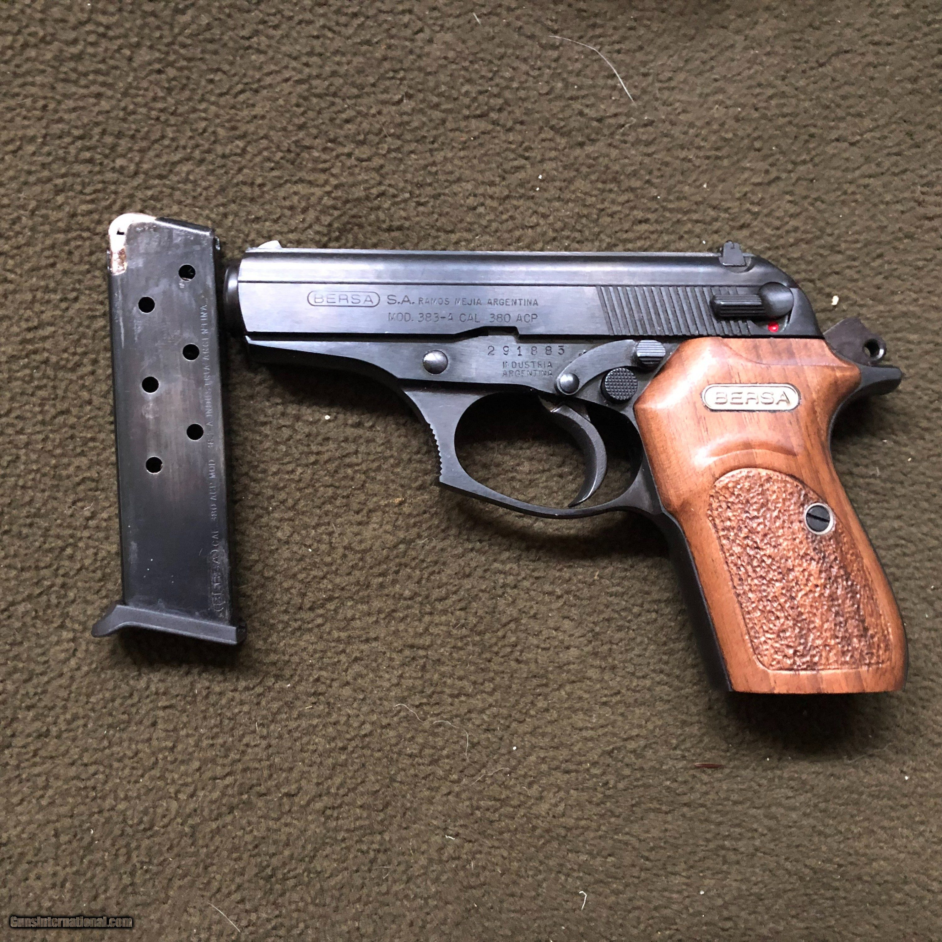 VINTAGE PAIR BERSA MODEL 383 .380 ACP NEW IN BOX CONSECTIVE NUMBERS