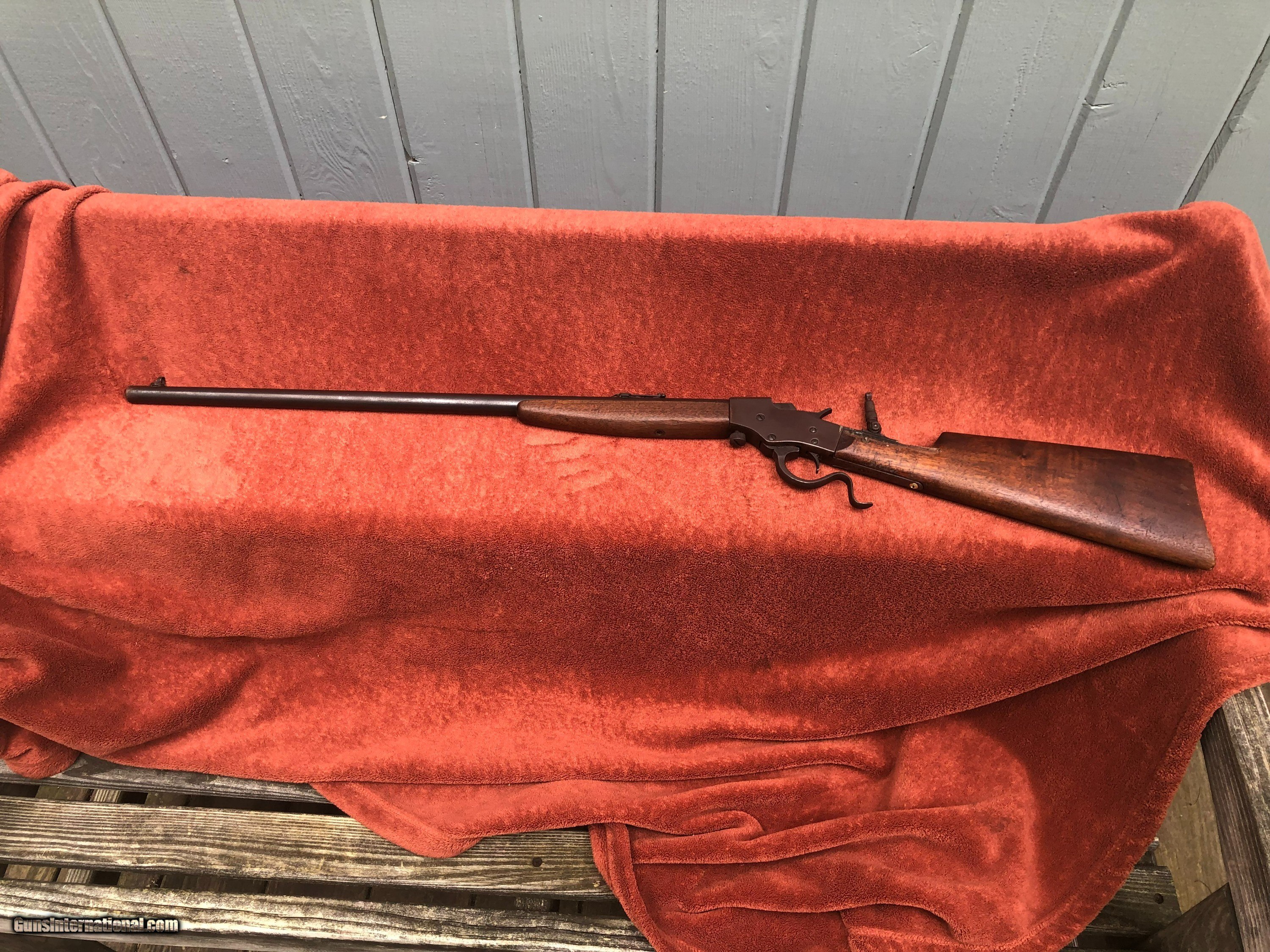 ANTIQUE STEVENS FAVORITE .22 TAKEDOWN WITH MARBLE SIGHTS for parts or ...