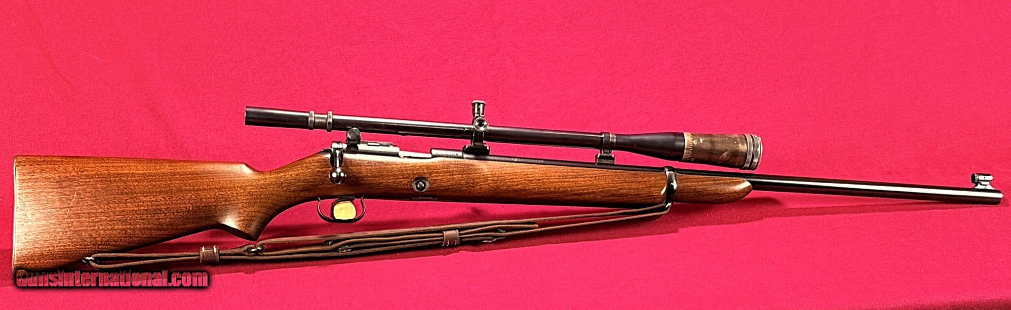 WINCHESTER MODEL 52, 22 LR, MADE in 1937, With LYMAN 12X TARGETMASTER SCOPE