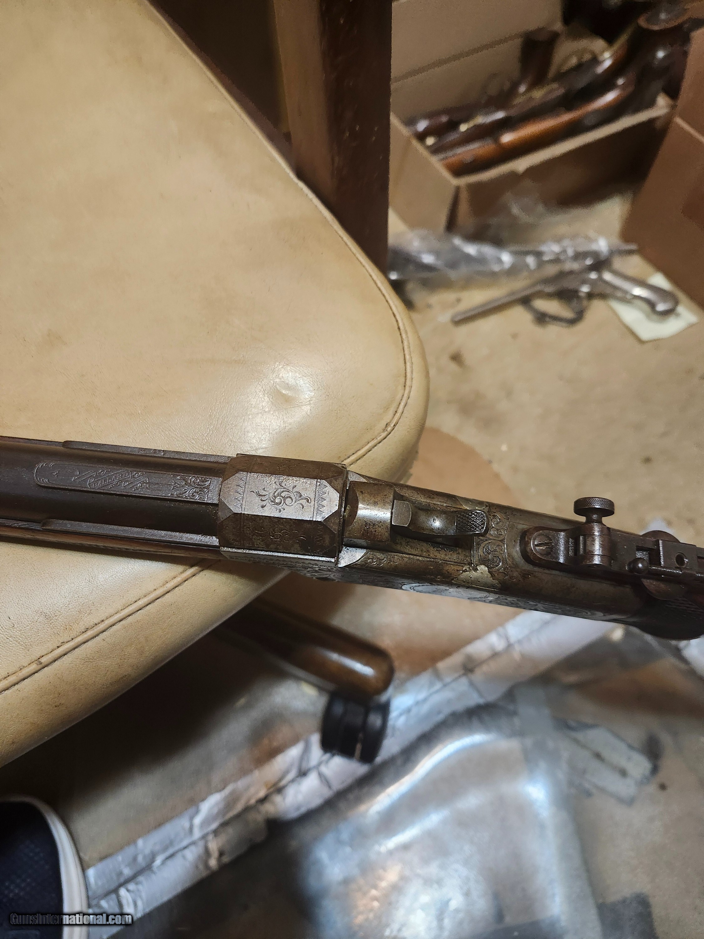 marlin ballard no. 6 1/2 rigby off hand mid range 38-50 for sale