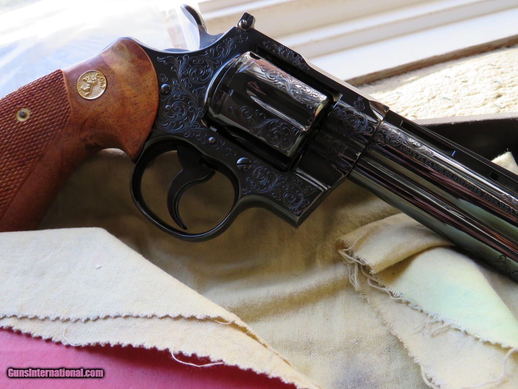 COLT PYTHON B engraved 357