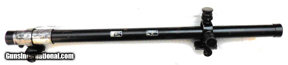 Wollensak Vintage 4X Externally Adjustable 3/4” Tube Scope, Mounts & Rings