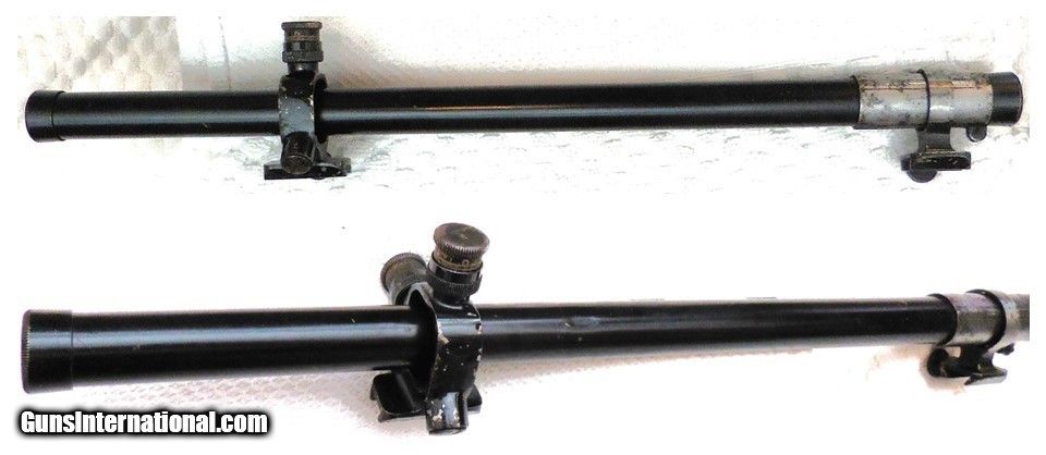 Wollensak Vintage 4X Externally Adjustable 3/4” Tube Scope, Mounts & Rings