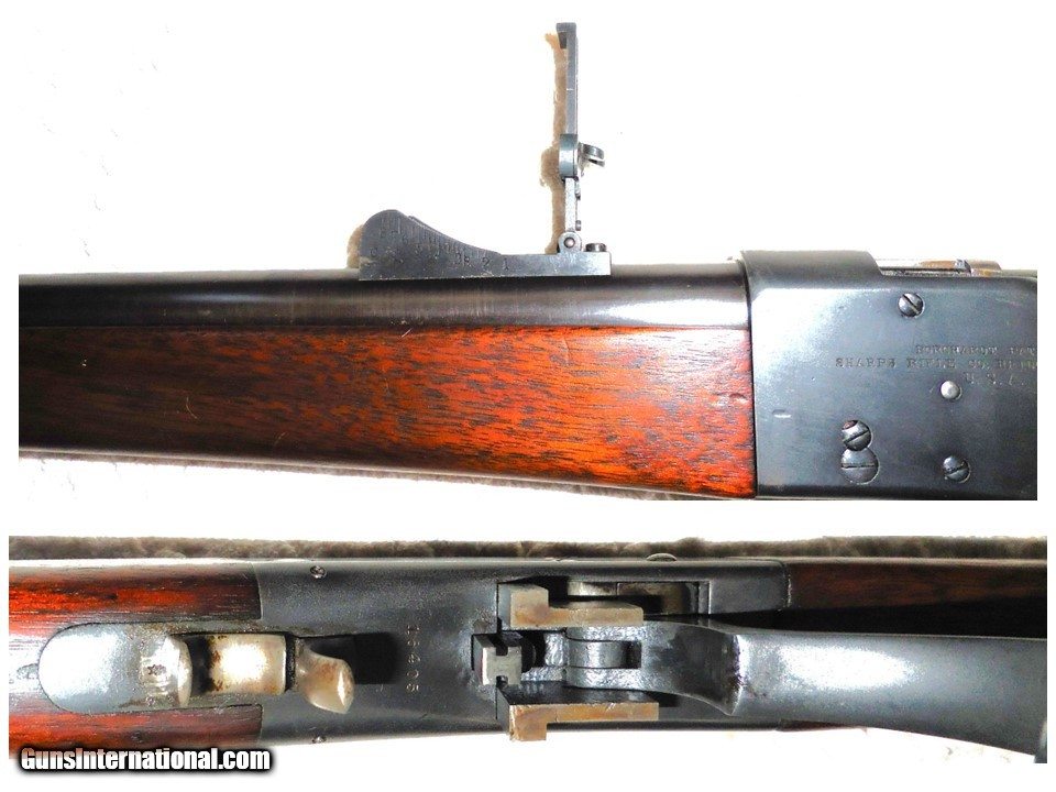 Sharps Borchardt 45-70 Bridgeport-Model 1878 Round Barrel Sporterized