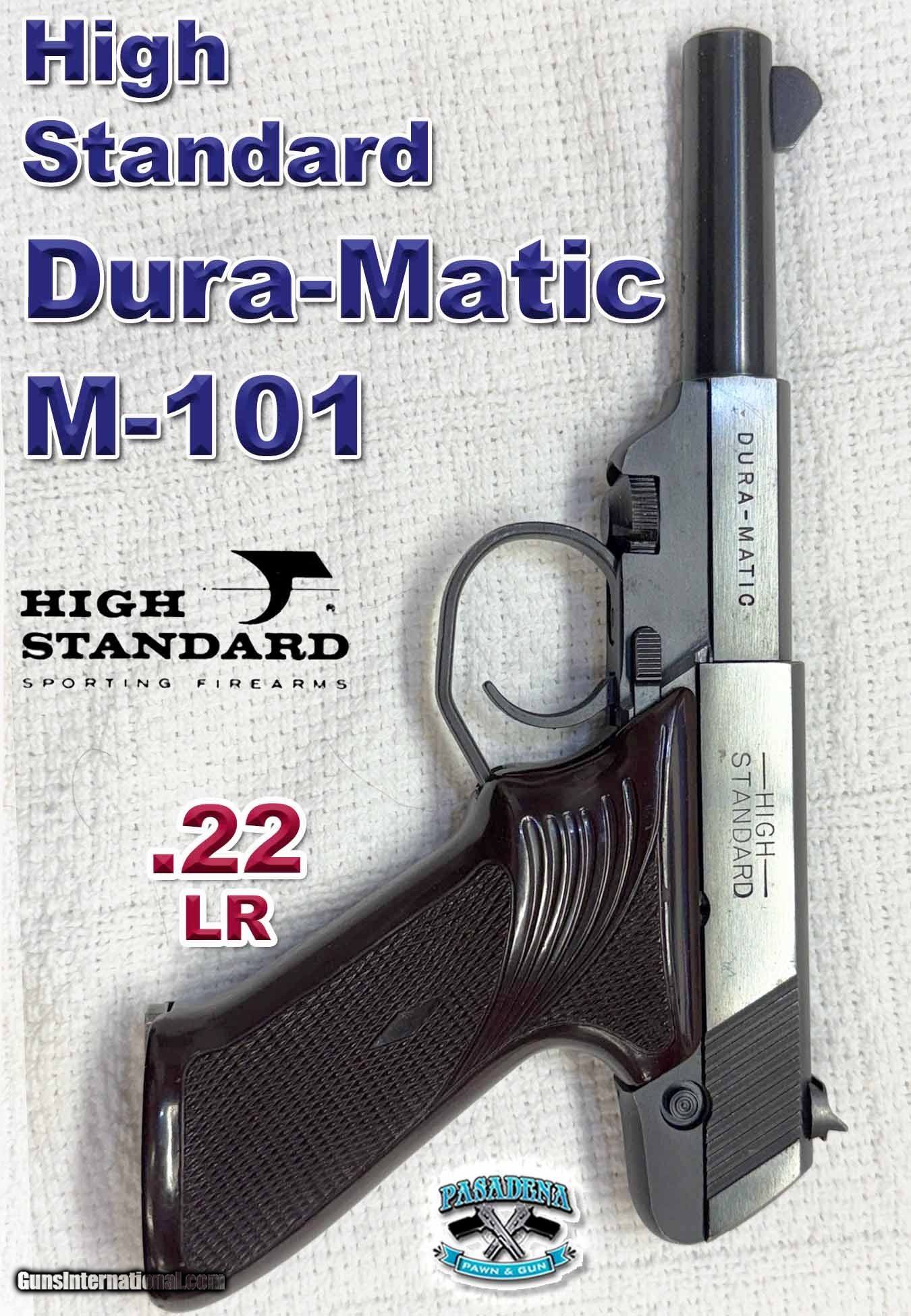 High Standard Dura Matic M-101 .22LR
