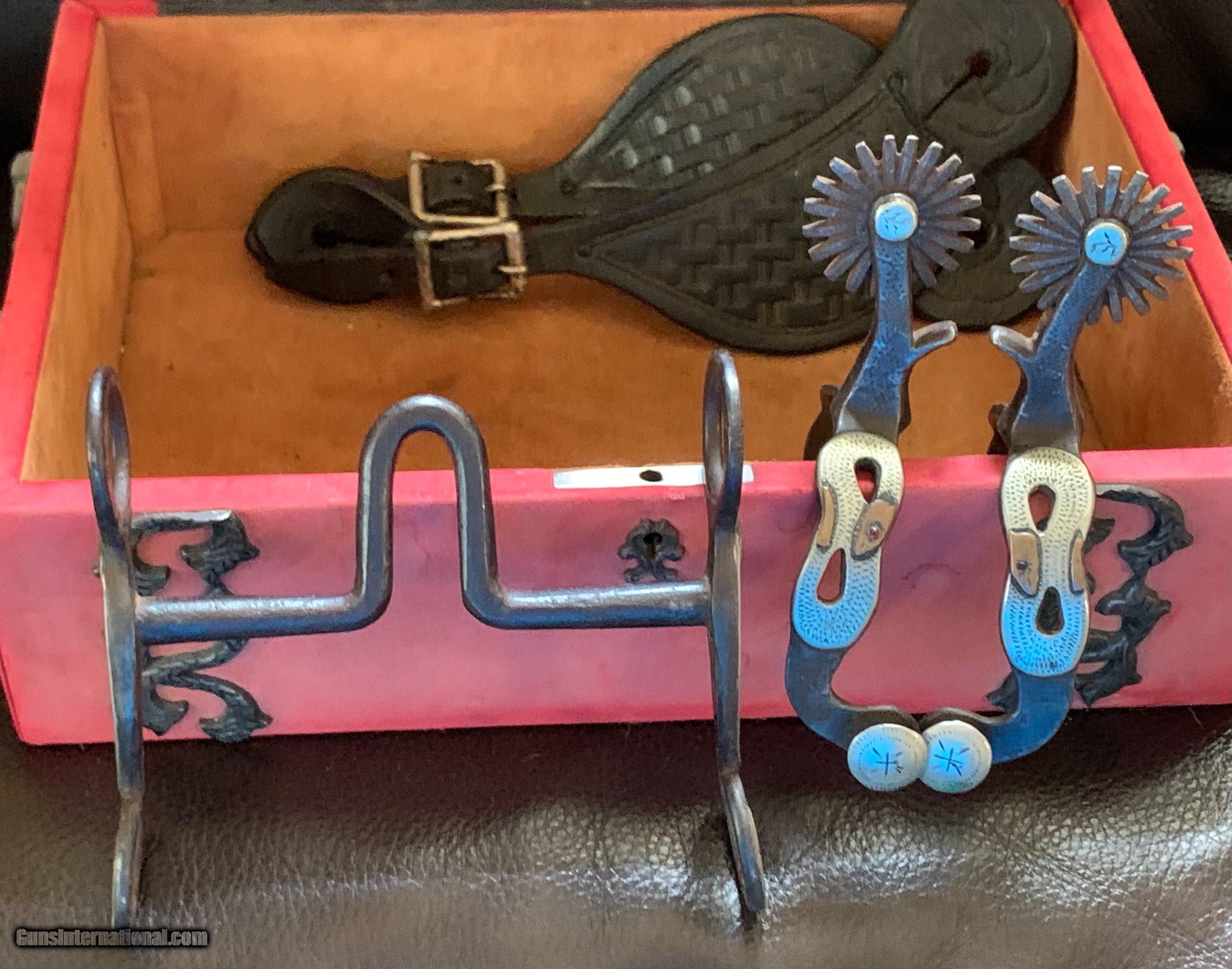 Old McChesney Snake Spurs & Bit. Joe Miller 101 Ranch Spurs.