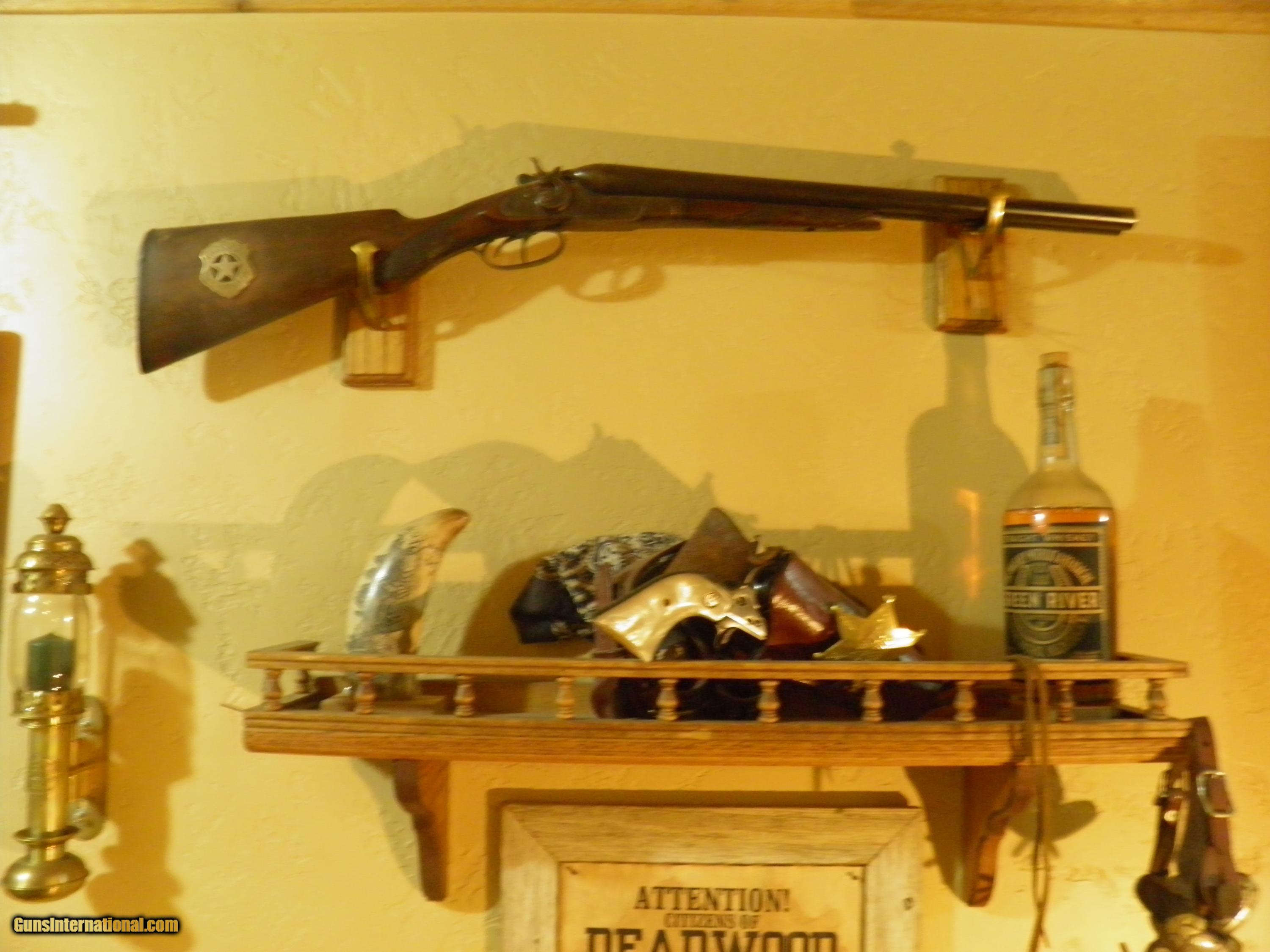 STAGE COACH SIDE BY SIDE DOUBLE BARREL EXPOSED HAMMER SHOTGUNS