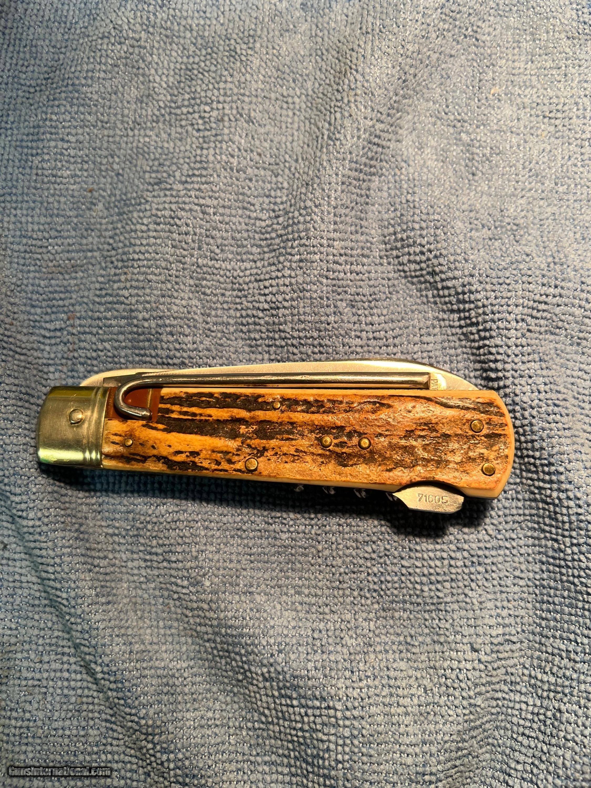 Puma #959. Multi tool knife with stag handle. Made in 1965