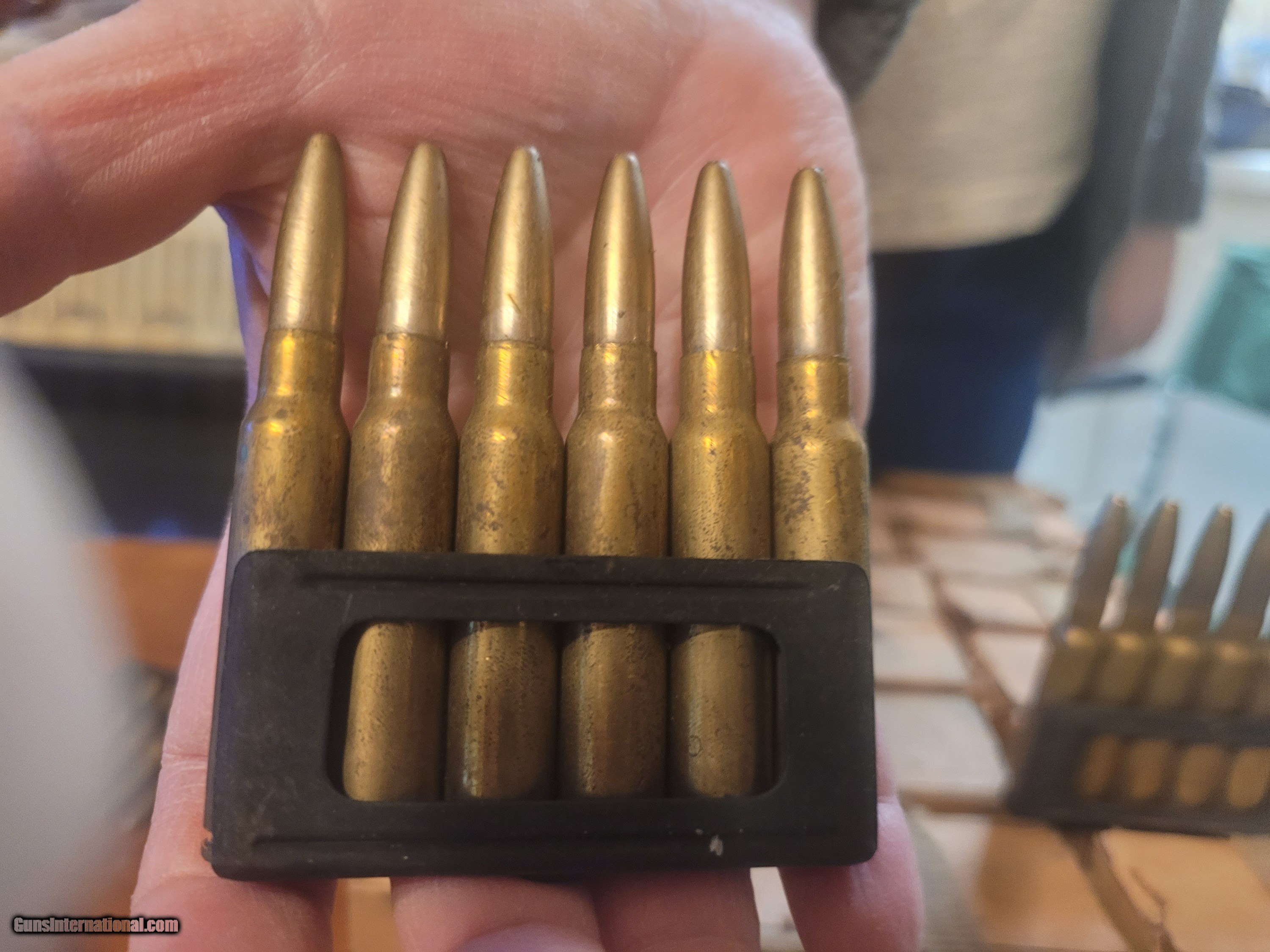 Vintage 7.35 38 306 rounds in 17 original boxes of 3-6 round clips per box