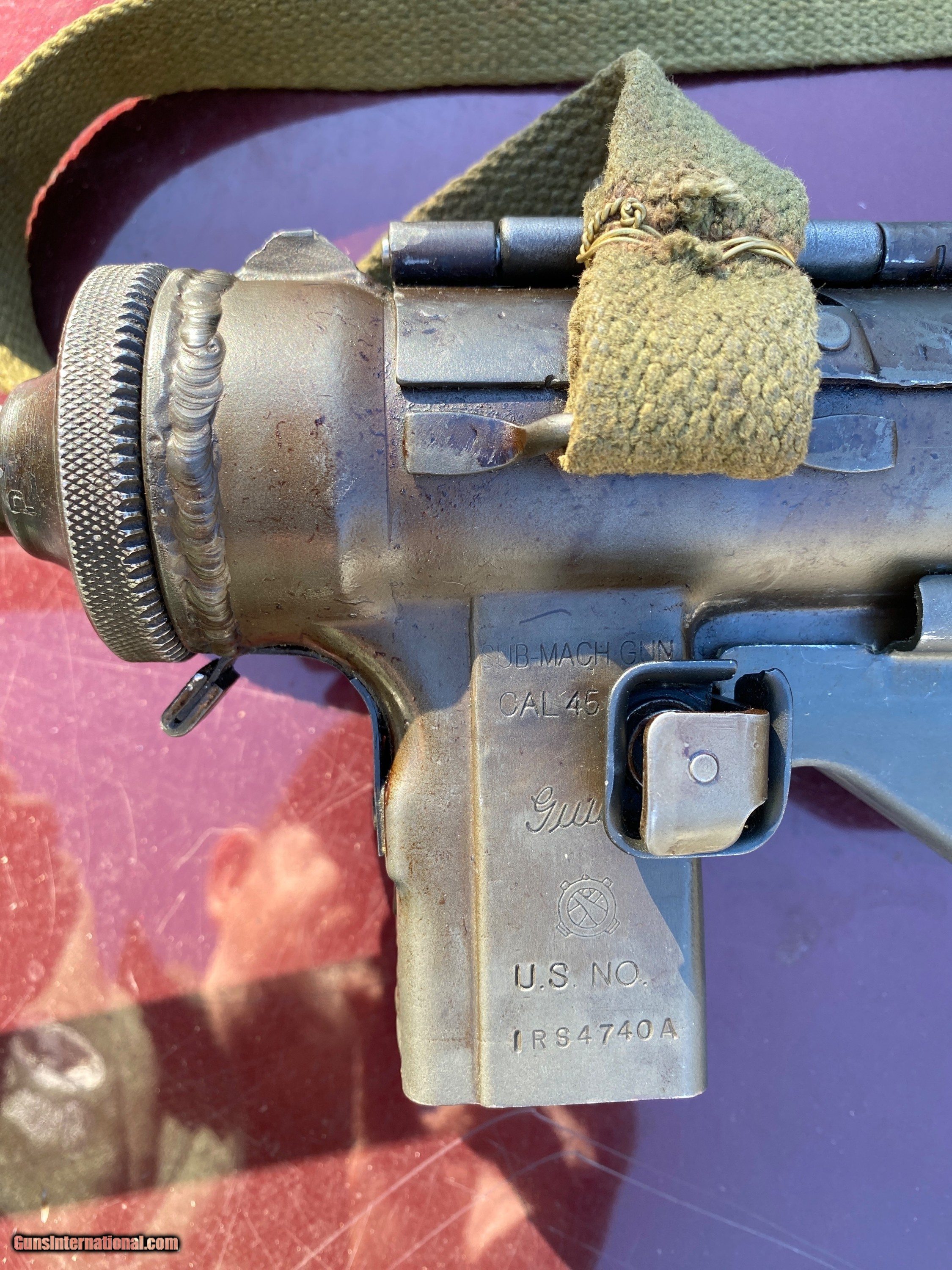 Guide Lamp M3 Grease Gun in .45 ACP - With IRS Serial Number for sale