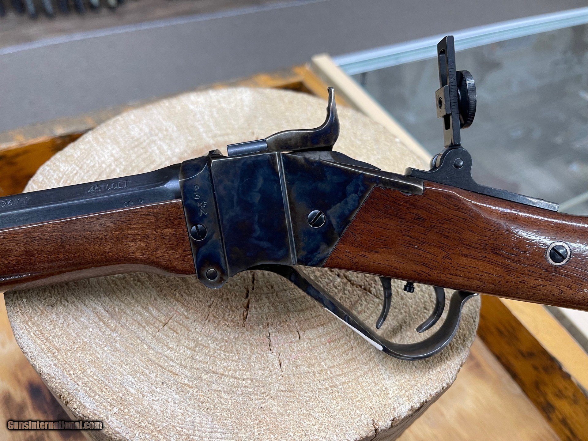 Chiappa Little Sharps Rifle - 45 Colt - 26" - Color Case Hardened ...