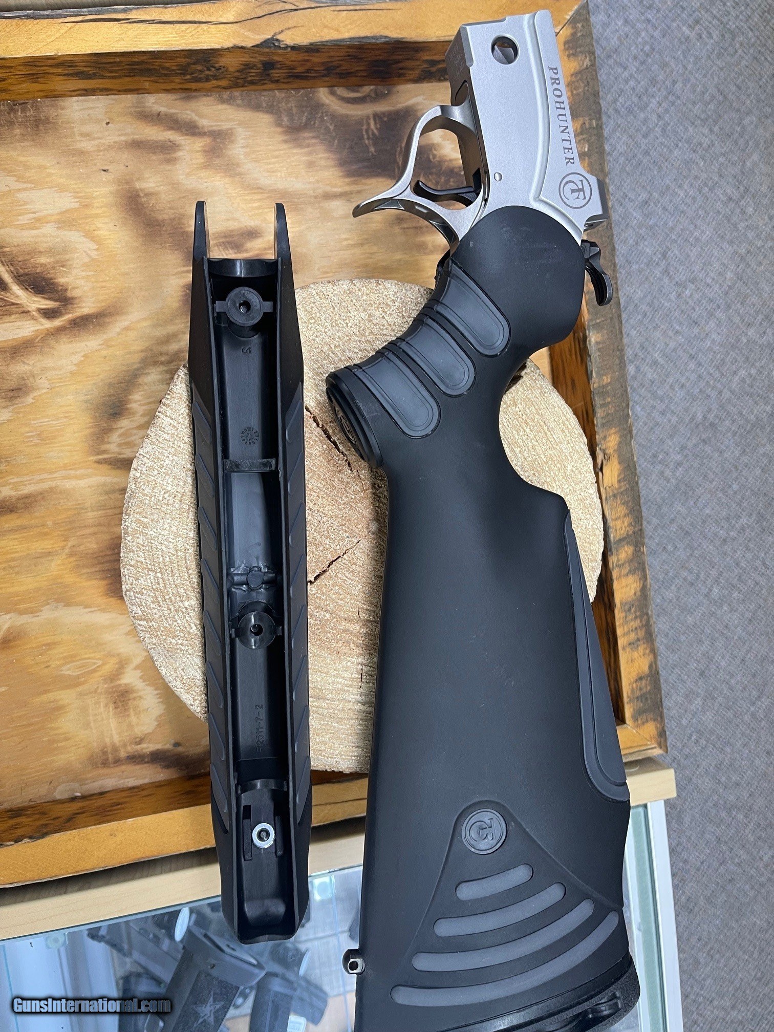 Thompson Center Encore Prohunter Rifle Frame - Stainless/Black