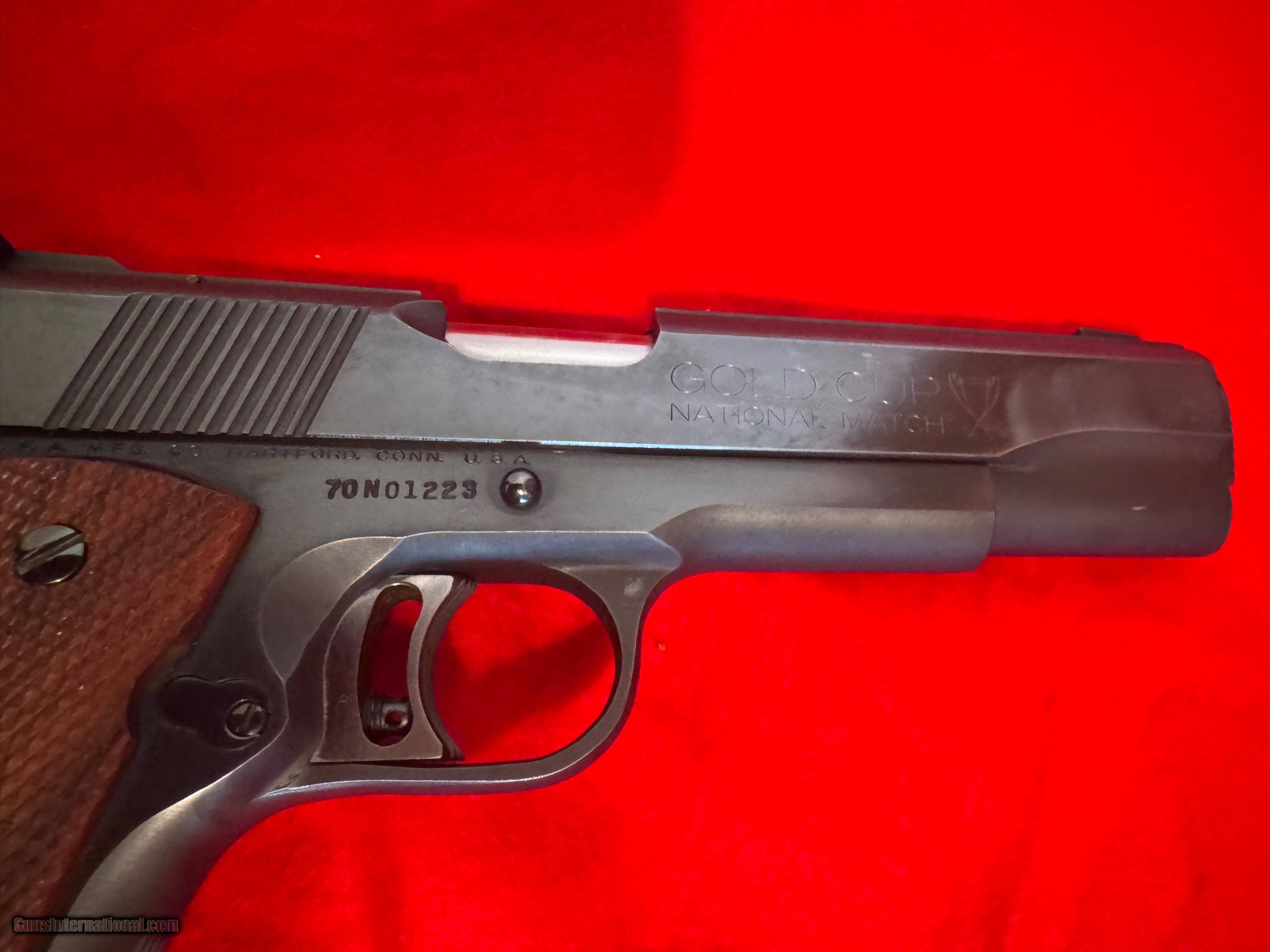1970 Colt gold cup 1911 National Match for sale