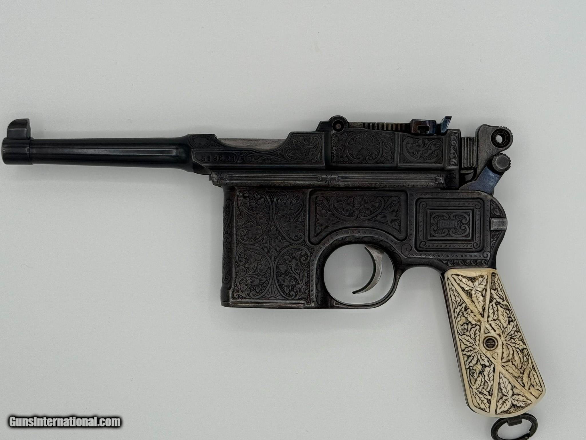 Mauser C96 “Bolo” – Factory Engraved – Factory Mint – Original Ivory ...