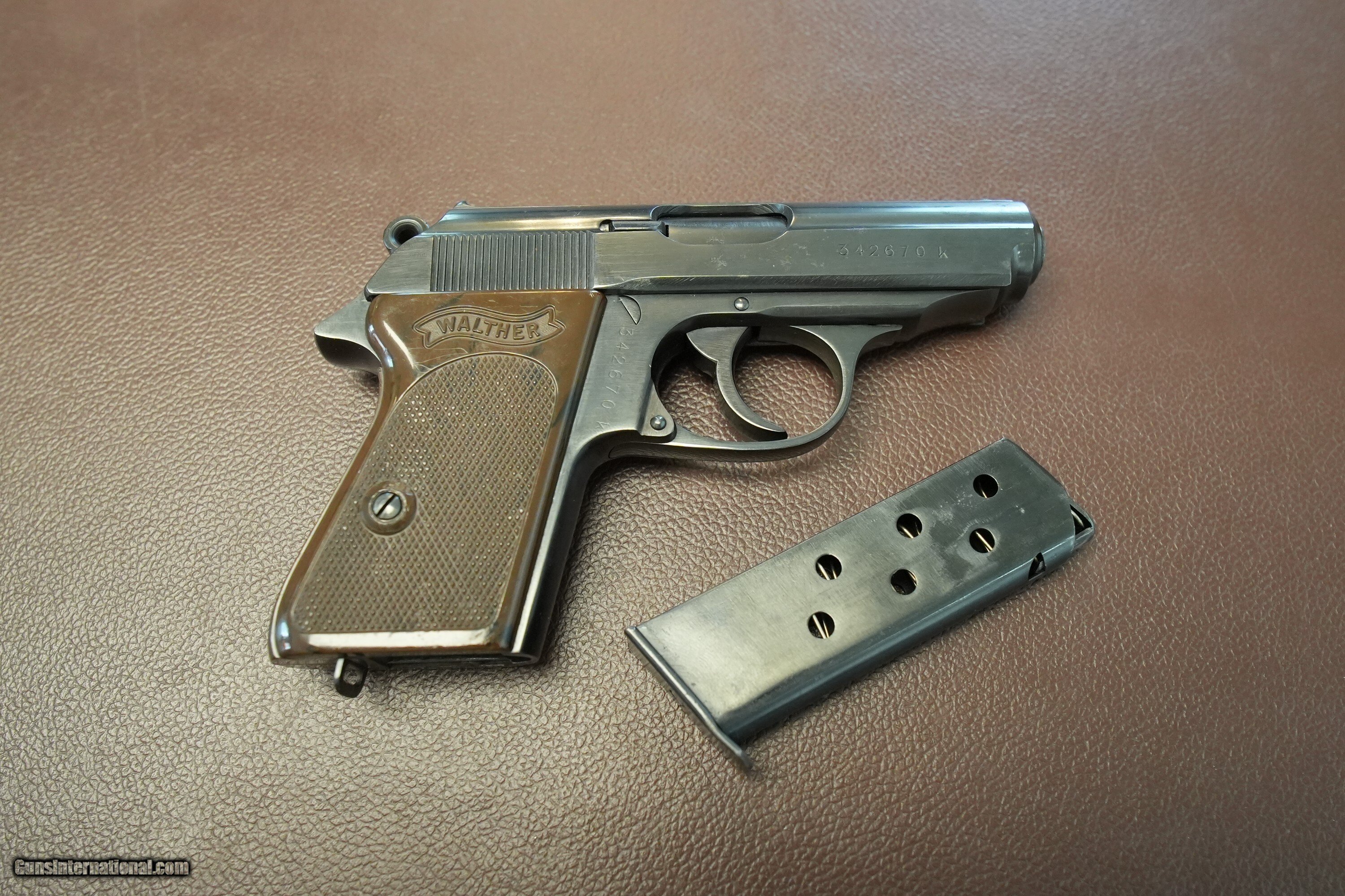 Walther 7.65 Pistol PPK Blue German made for sale