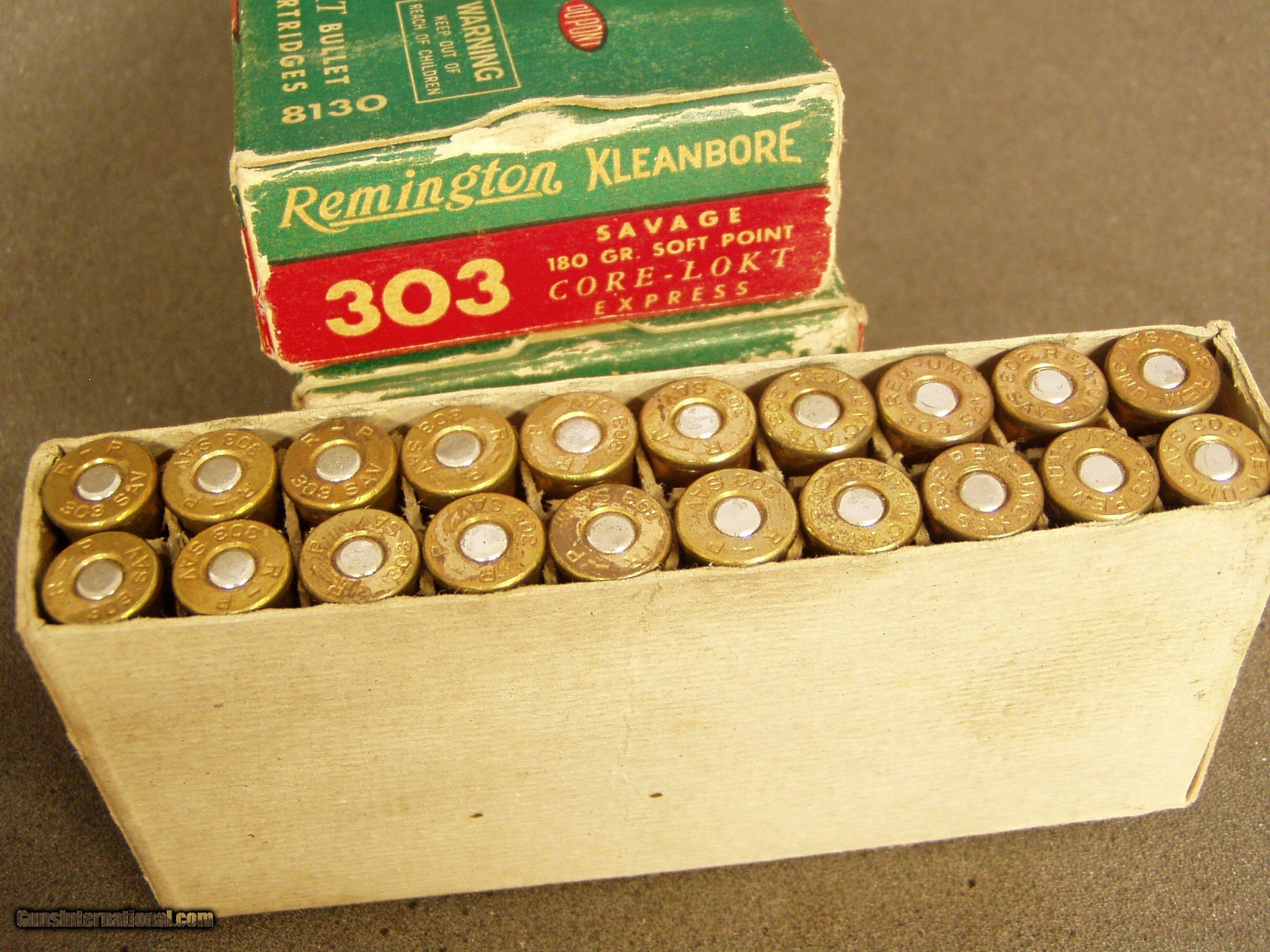 REMINGTON CORE-LOKT .303 SAVAGE CALIBER for SAVAGE 99, 1899, 1895 RIFLES
