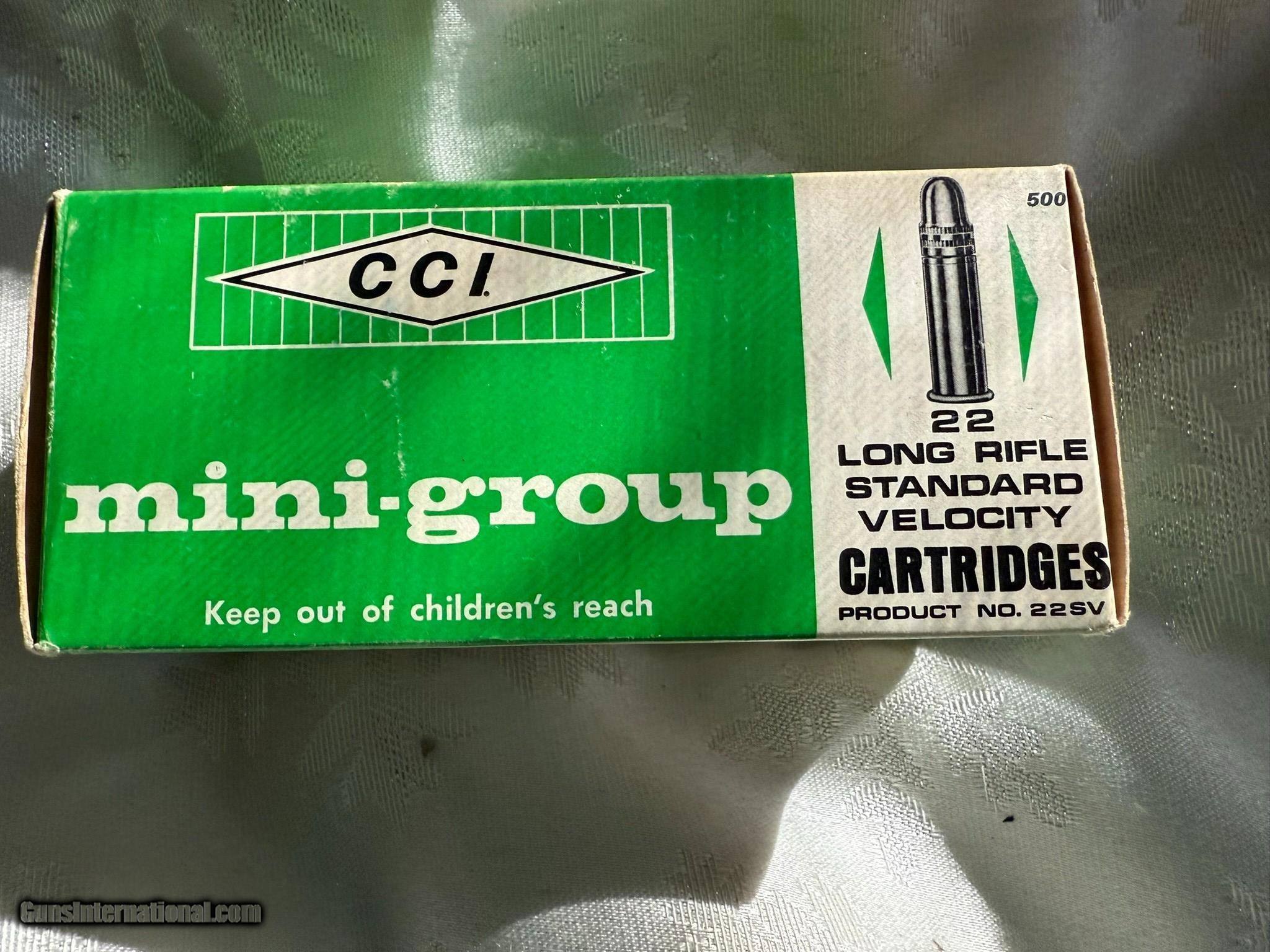 CCI, Mini-group, 22 Long Rifle Brick Vintage