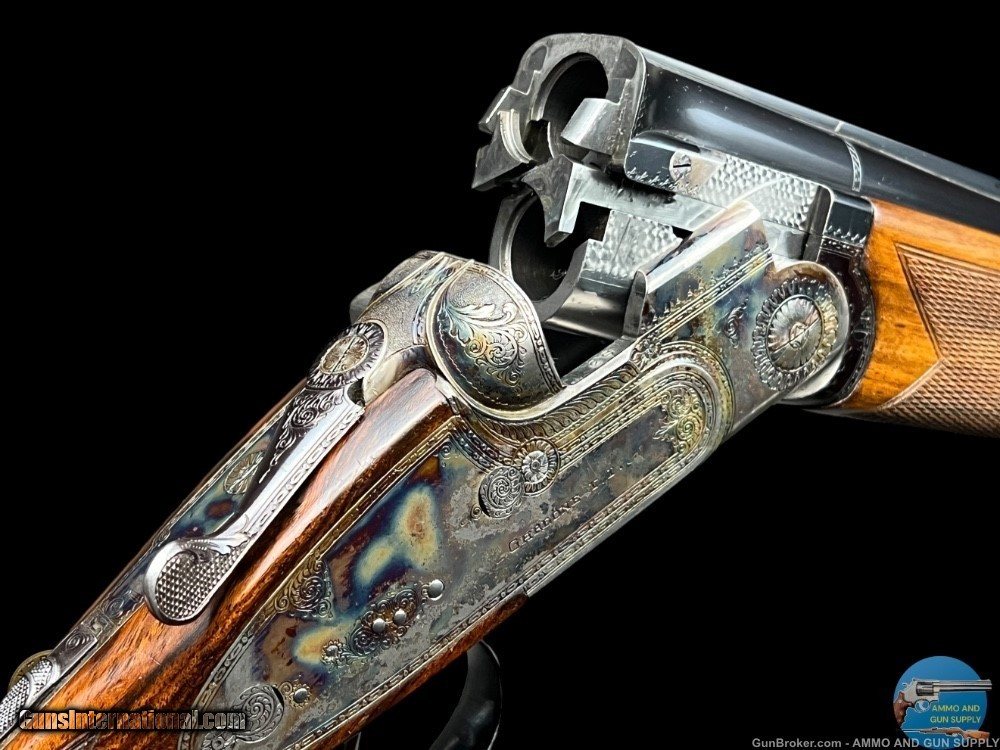 RARE BERETTA S3 12 GAUGE CASE COLOR HIDDEN HAND DETACHABLE SIDELOCKS ...