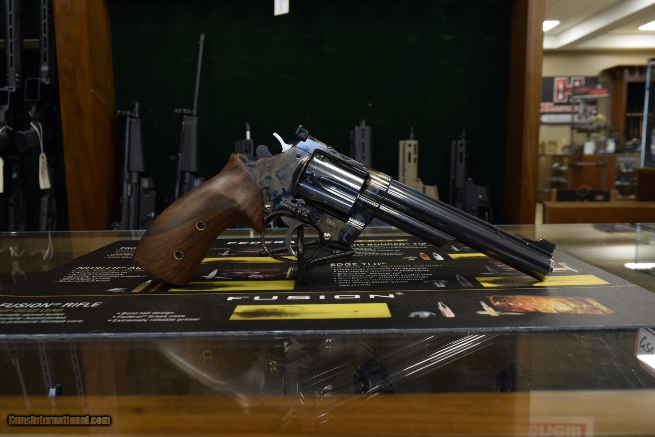 Nighthawk Korth Mongoose Vintage Single / Double 357 Magnum 6'' Revolver