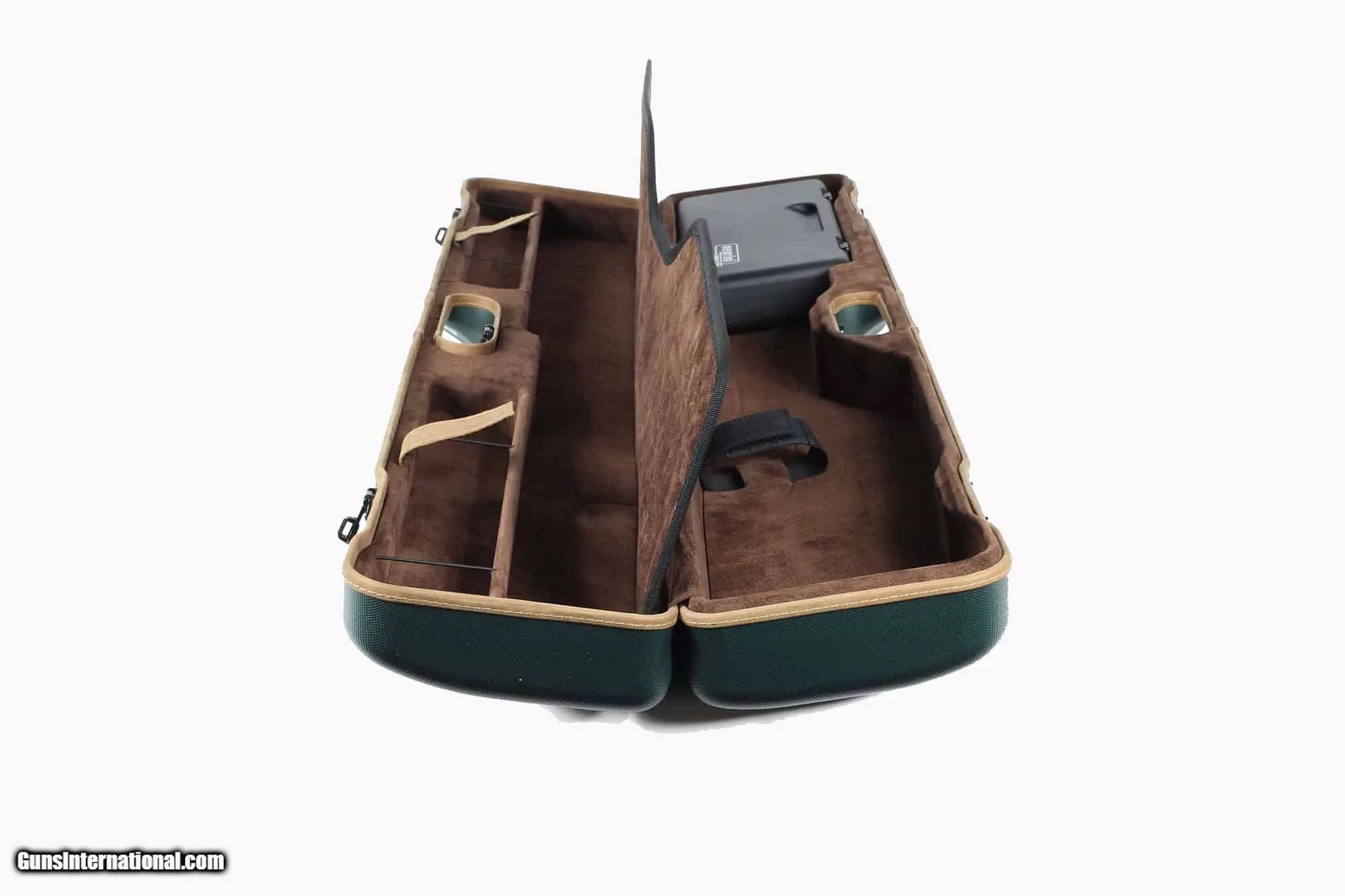 16406LX-UNI/5591: Universal Shotgun Hard Case with Deluxe Leather Trim ...