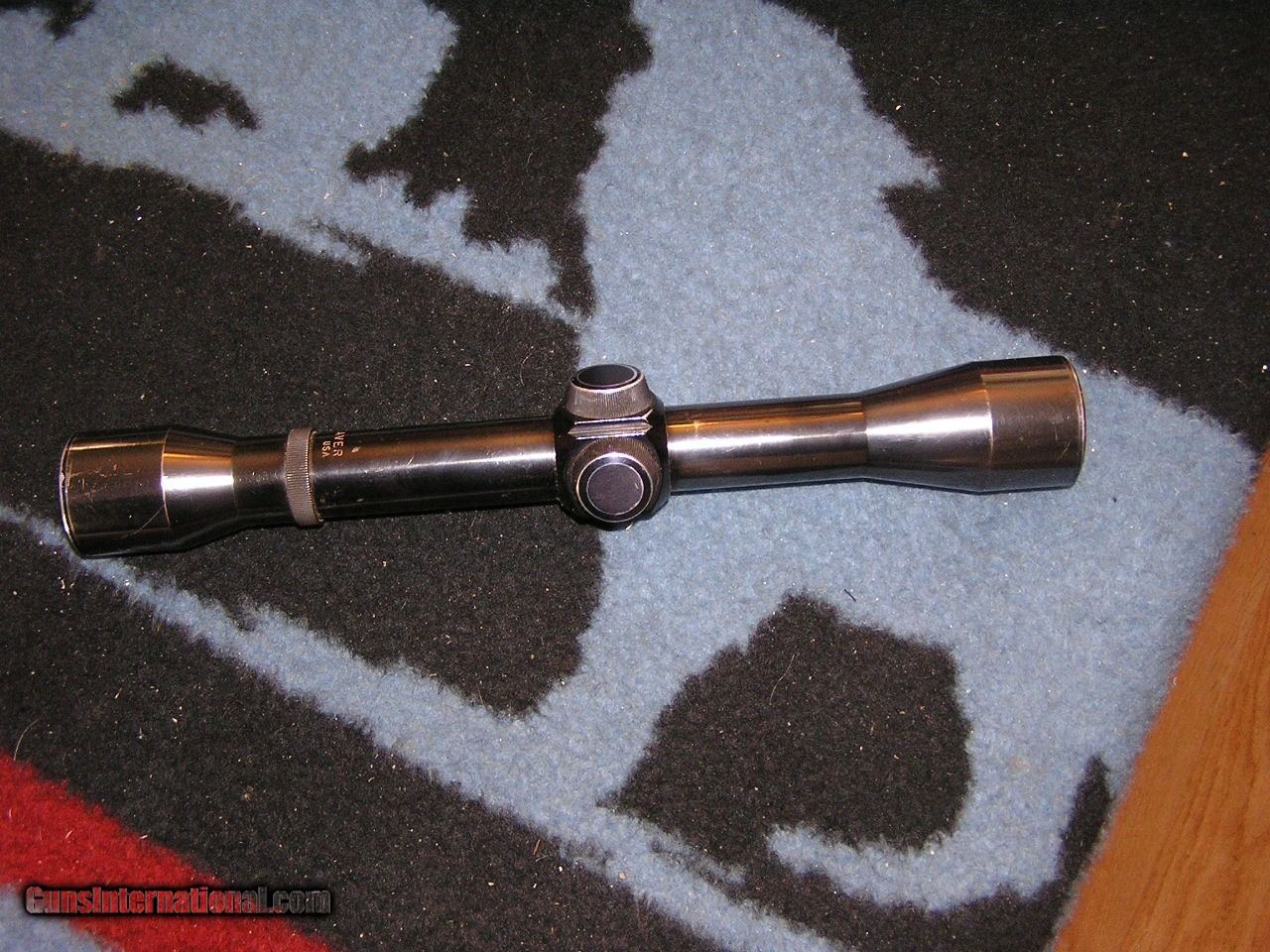 Vintage Weaver Micro-Trac K4 dual X crosshair USA!