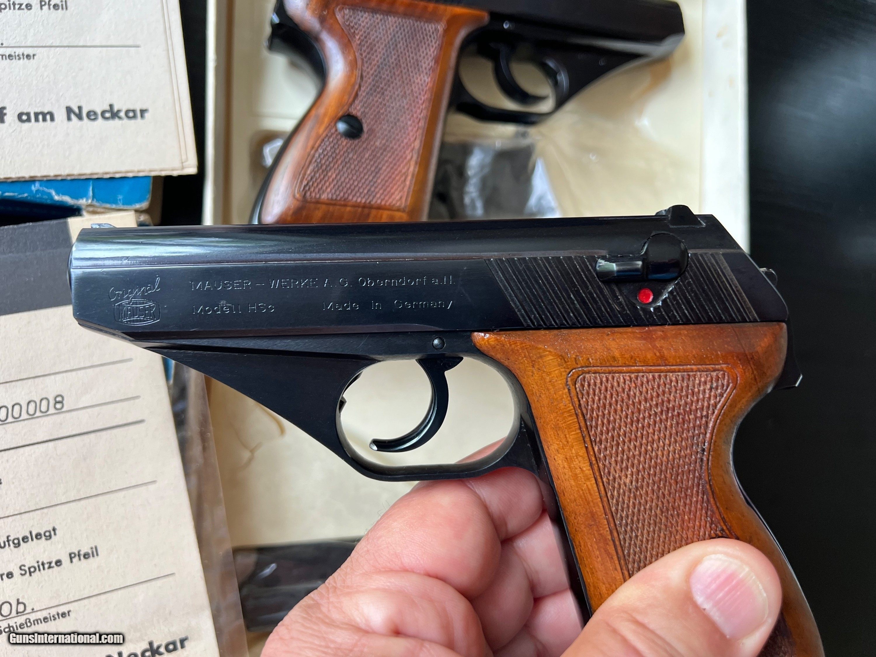 RARE MAUSER HSC PROTOTYPE PISTOLS SN 8 CONSECUTIVE for sale