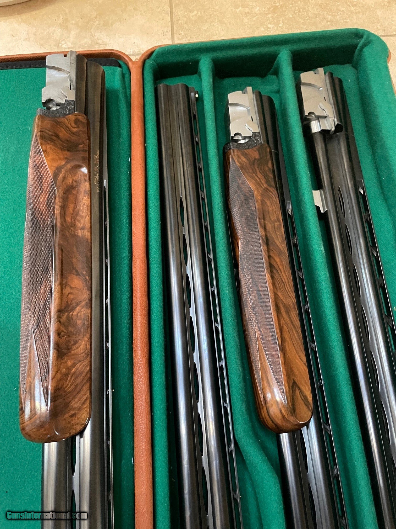 Perazzi Factory SCO ORO - Gold, Numbers Matching, Four Barrel Set, Type ...