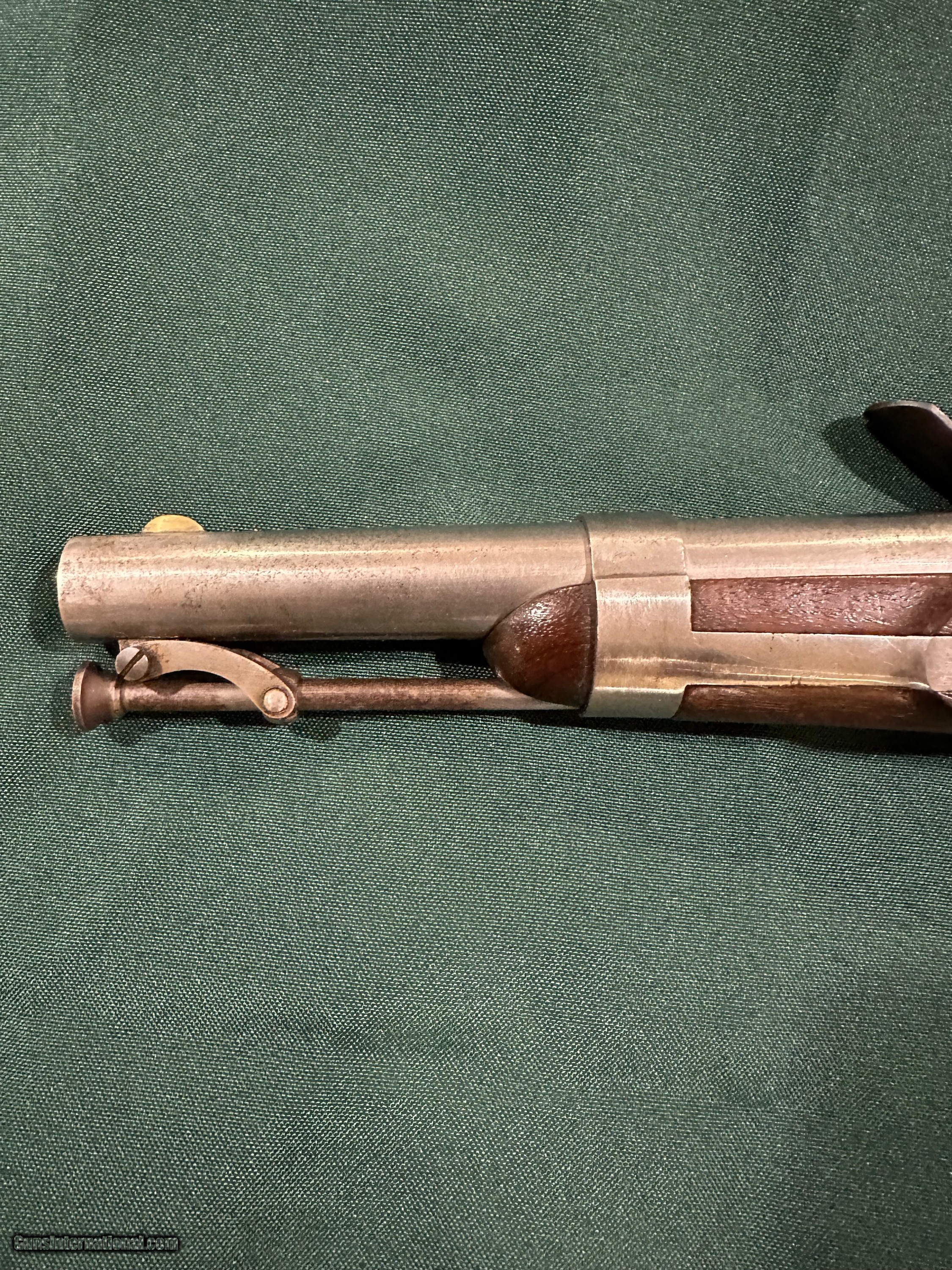 Robert Johnson U.S. Model 1836 Flintlock Pistol for sale