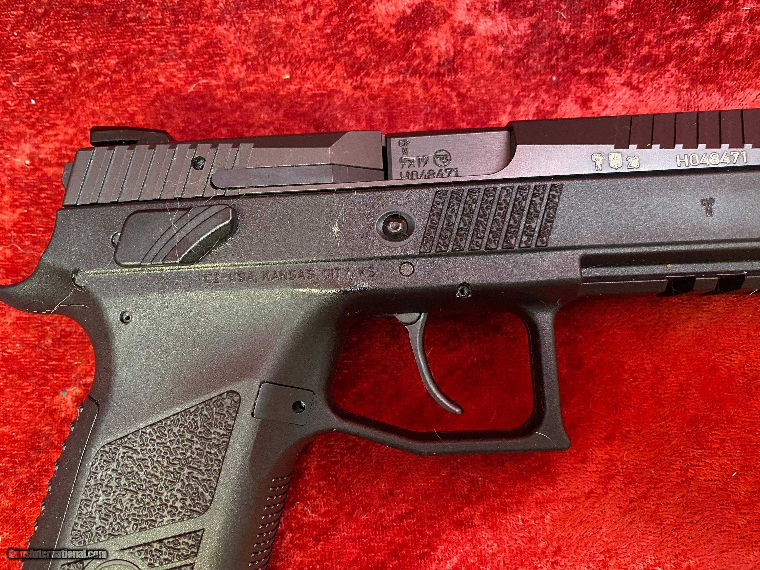 CZ-USA CZ P-09 semi-auto pistol 9 mm 10-rd 4.54" bbl Black Nitride LNIB ...