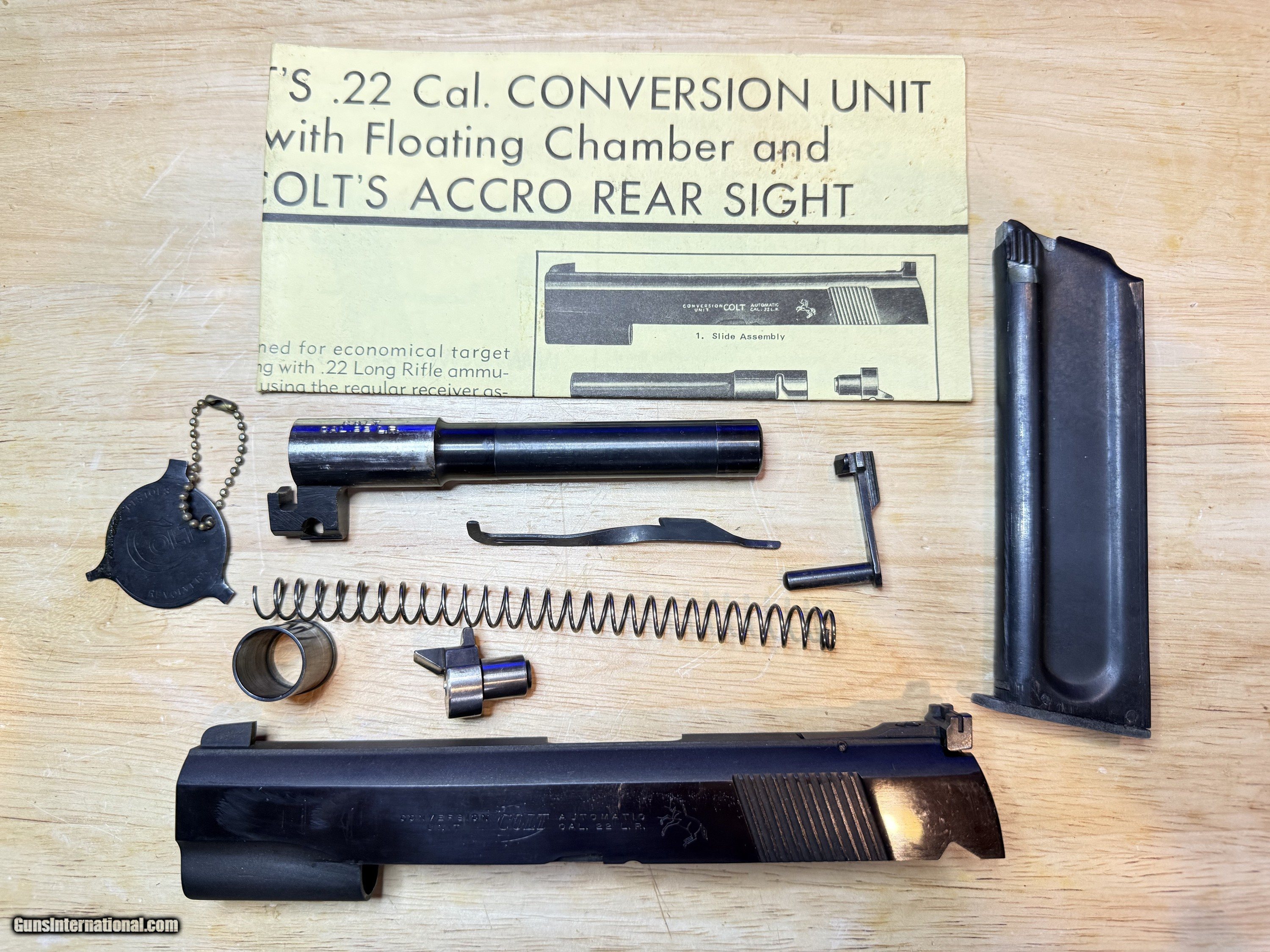 Vintage Colt 1911 22LR Conversion Kit with Original Box