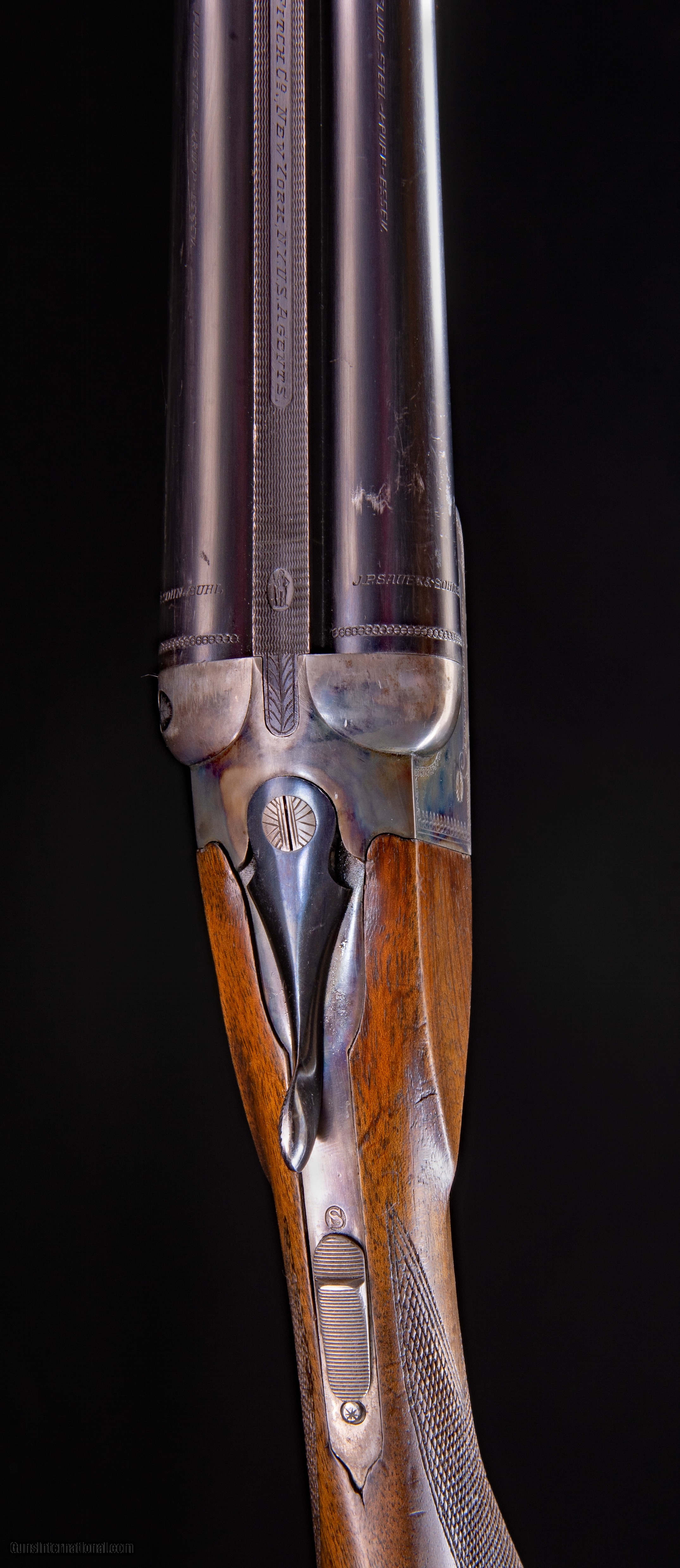 J. P. Sauer 20ga Boxlock with lots of case color~ What a great gun this ...