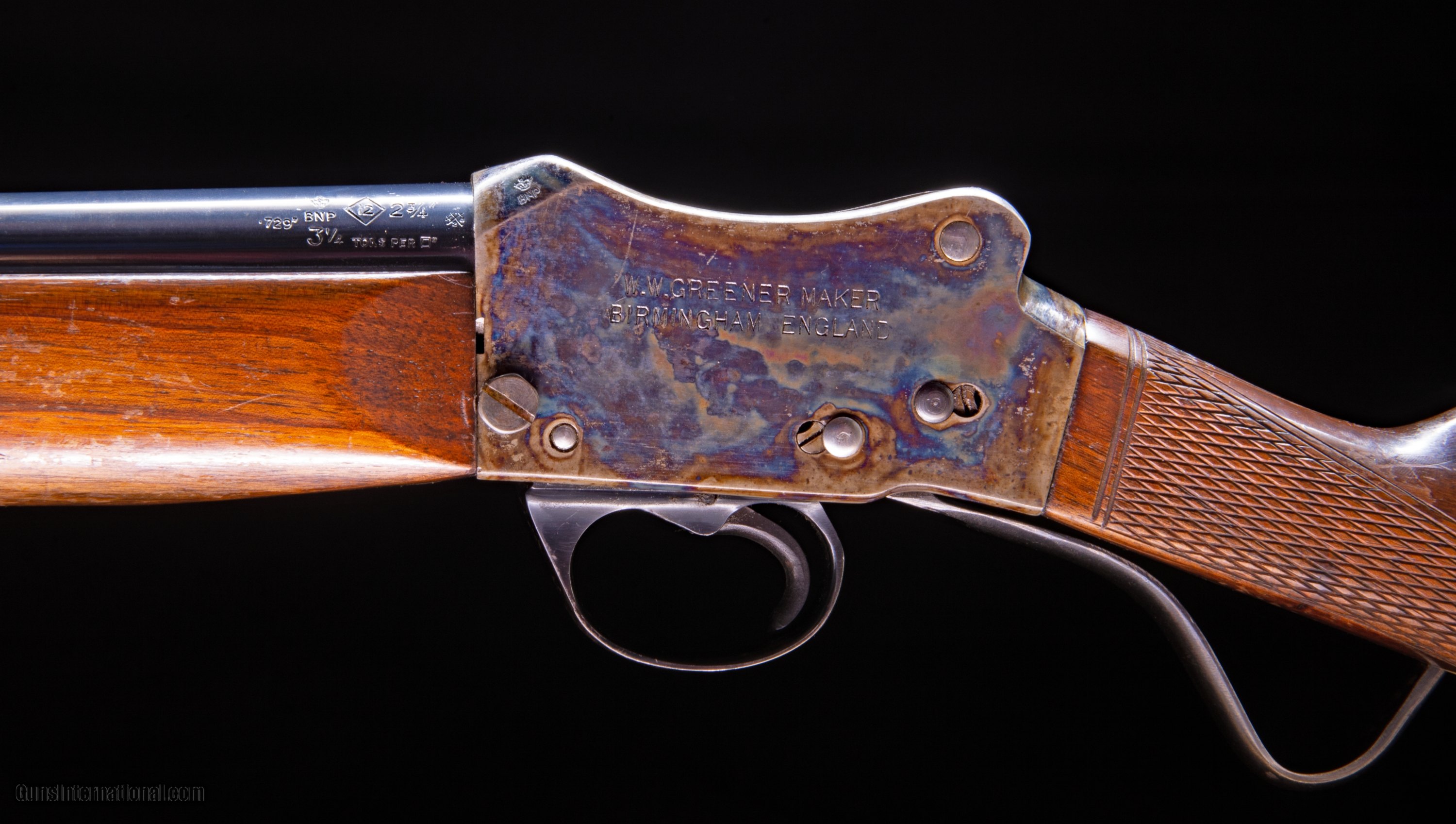 W W Greener GP Martini actioned shotgun with long 33"full choke barrel ...