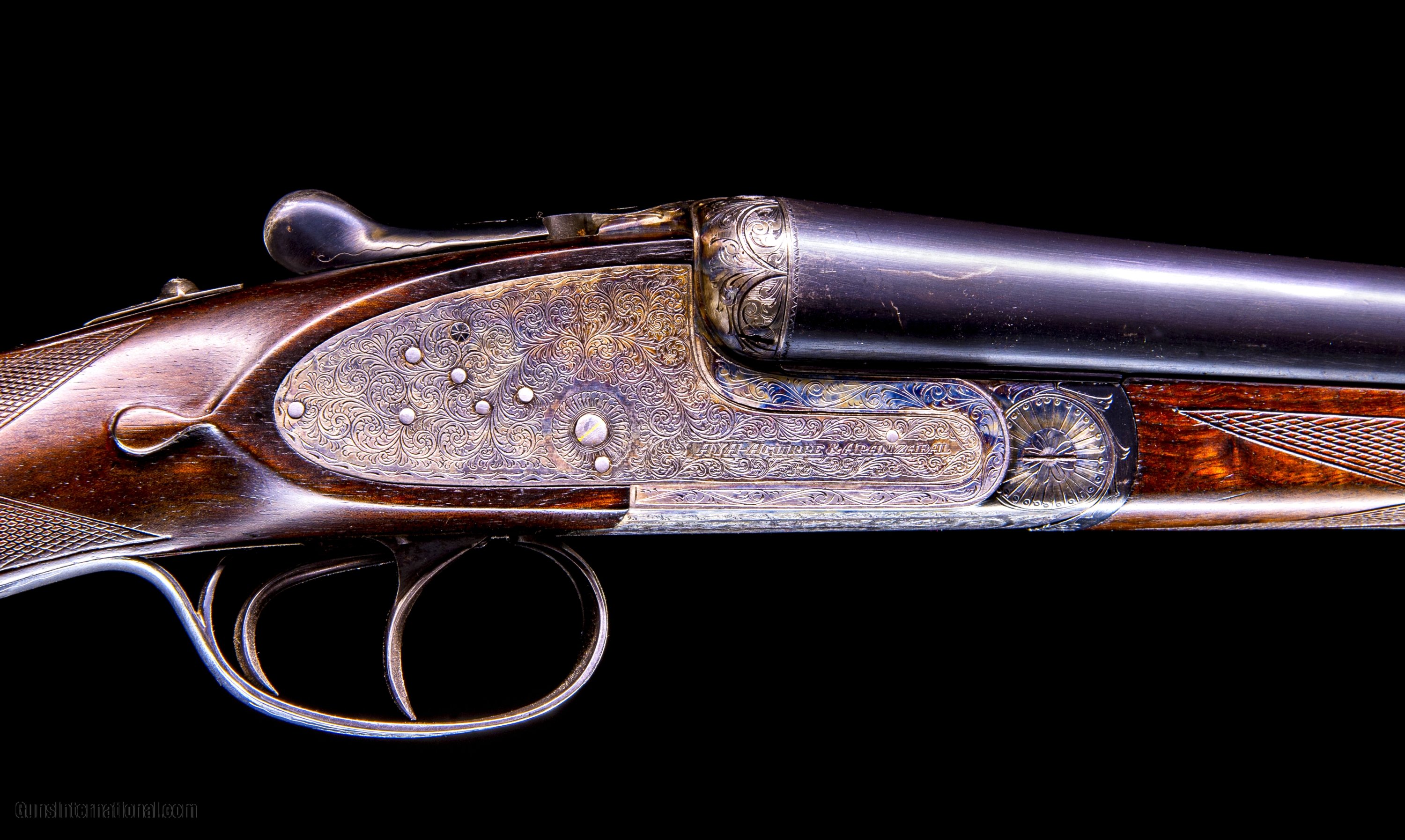 AYA ~ A very nice sidelock with lots of original case color